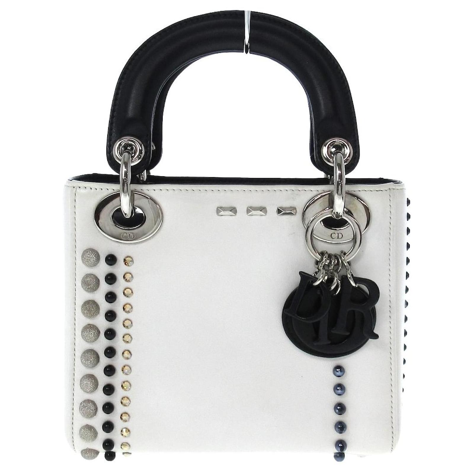 Dior Lady Dior White Leather ref.1080650 - Joli Closet