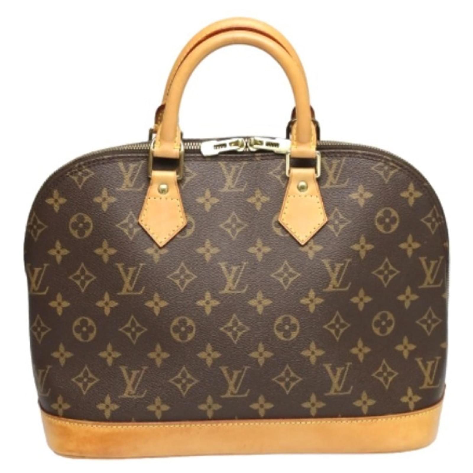 Louis Vuitton Alma BB Brown Cloth ref.1080765 - Joli Closet