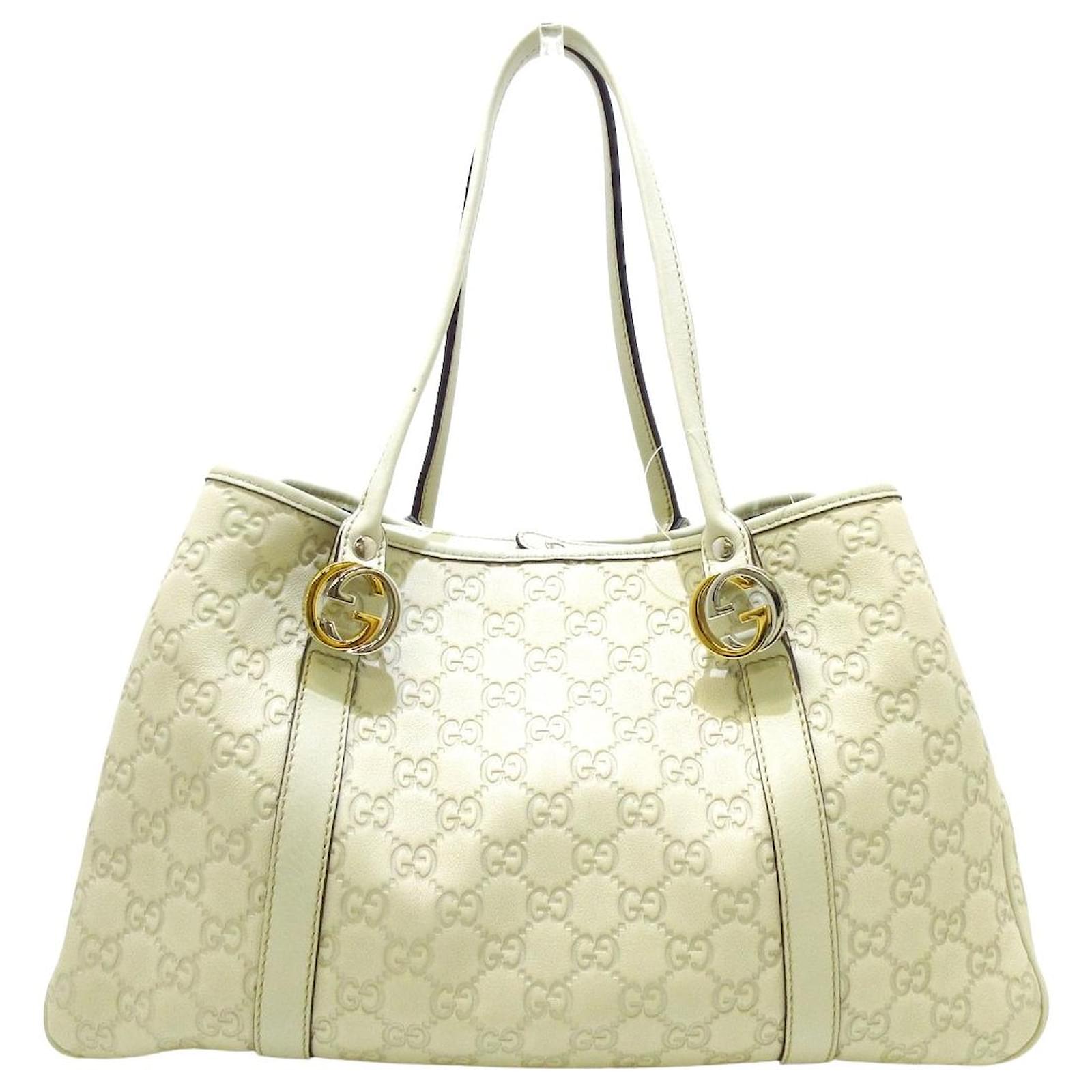 Gucci GG Twins Cream Leather ref.1081987 - Joli Closet