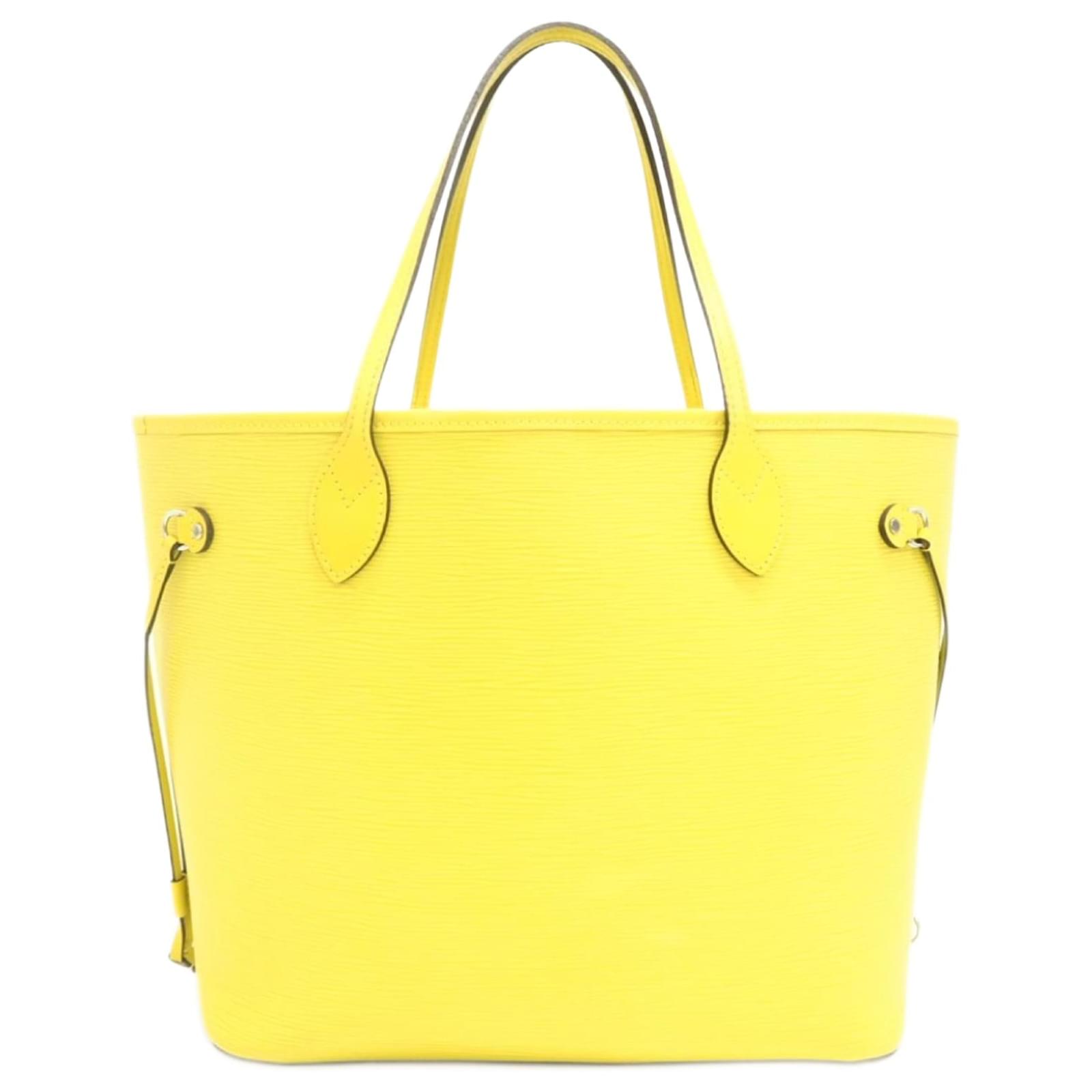 Louis Vuitton Neverfull MM Yellow Leather ref.1083458 - Joli Closet