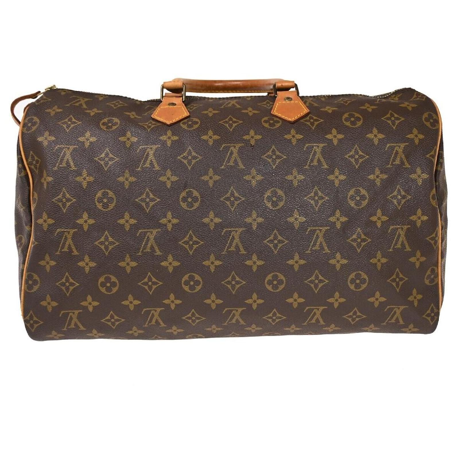 Louis Vuitton Speedy 40 Brown Cloth ref.1083547 - Joli Closet