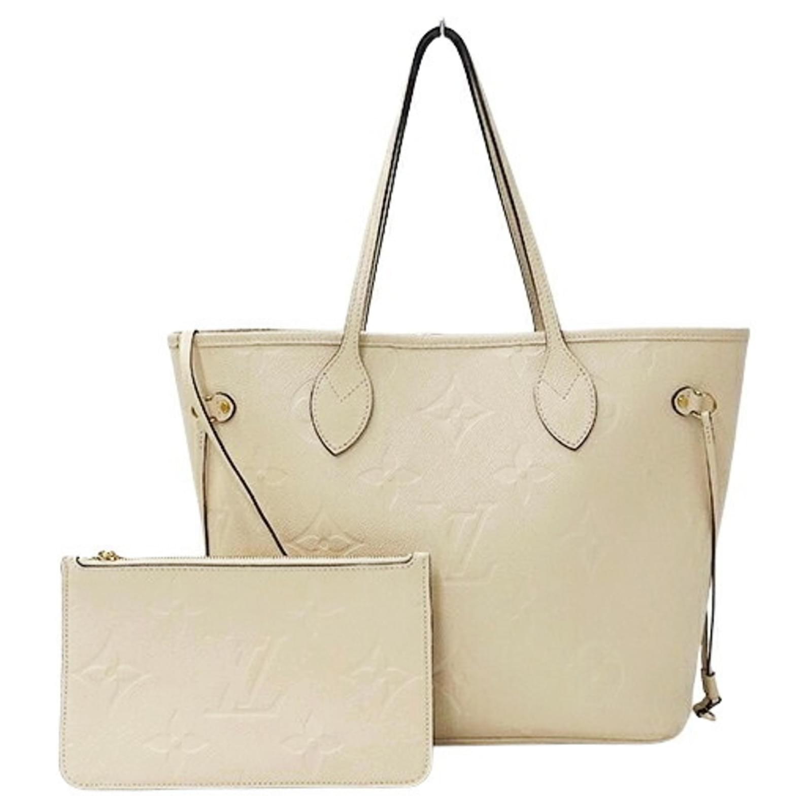 Louis Vuitton Neverfull Beige Cloth ref.1083679 - Joli Closet