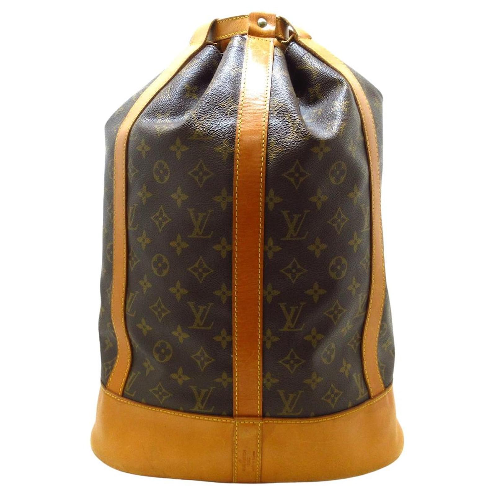 Louis Vuitton Randonnée Brown Cloth ref.1083715 - Joli Closet