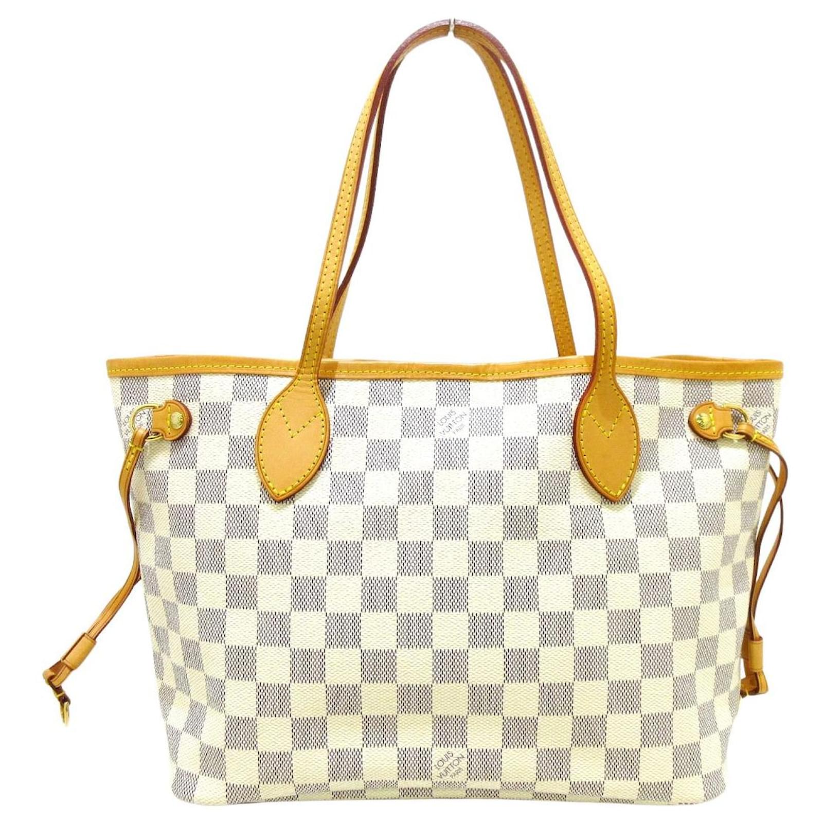 Louis Vuitton Neverfull PM White Cloth ref.1083735 - Joli Closet