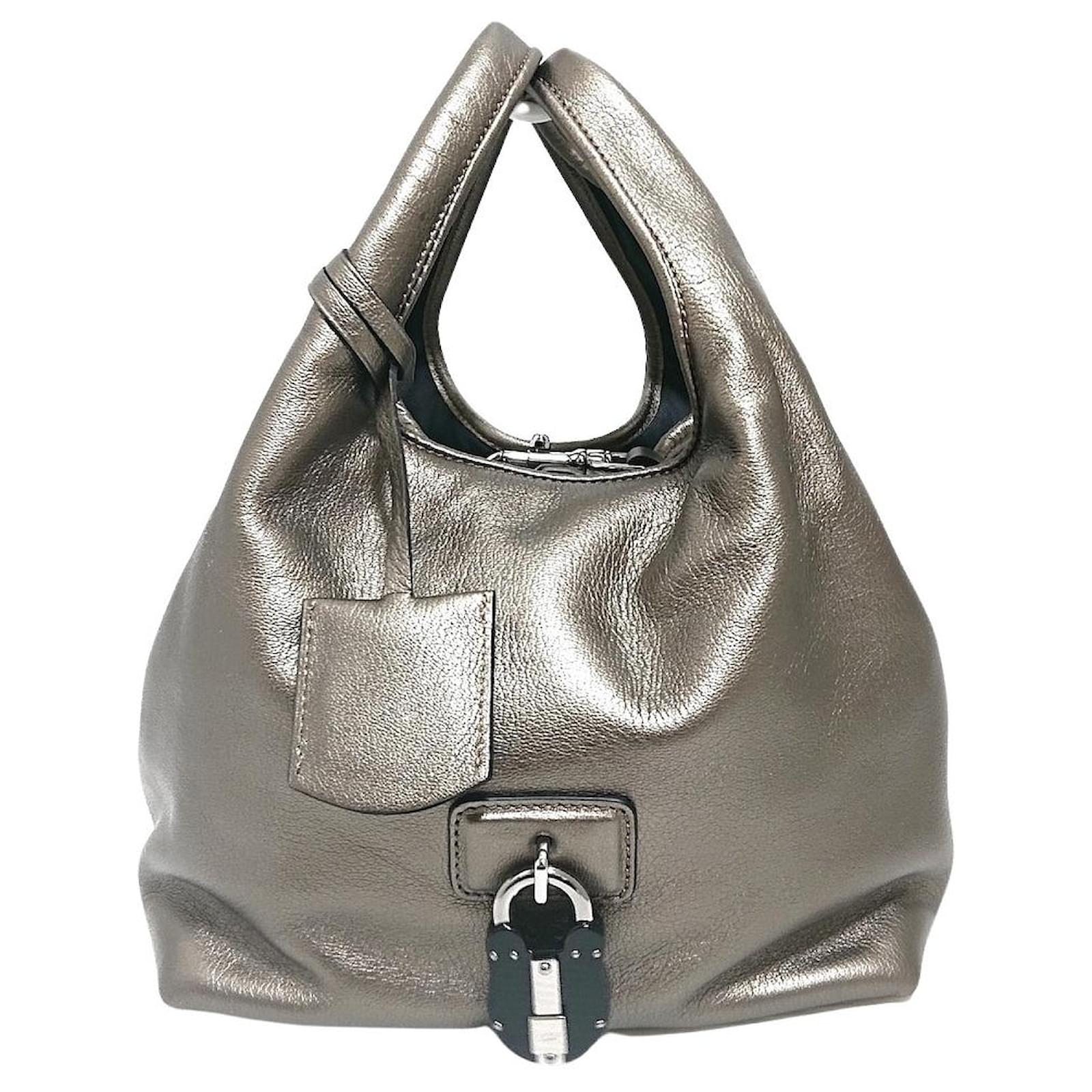 Loewe Carrier Silvery Leather ref.1087449 - Joli Closet