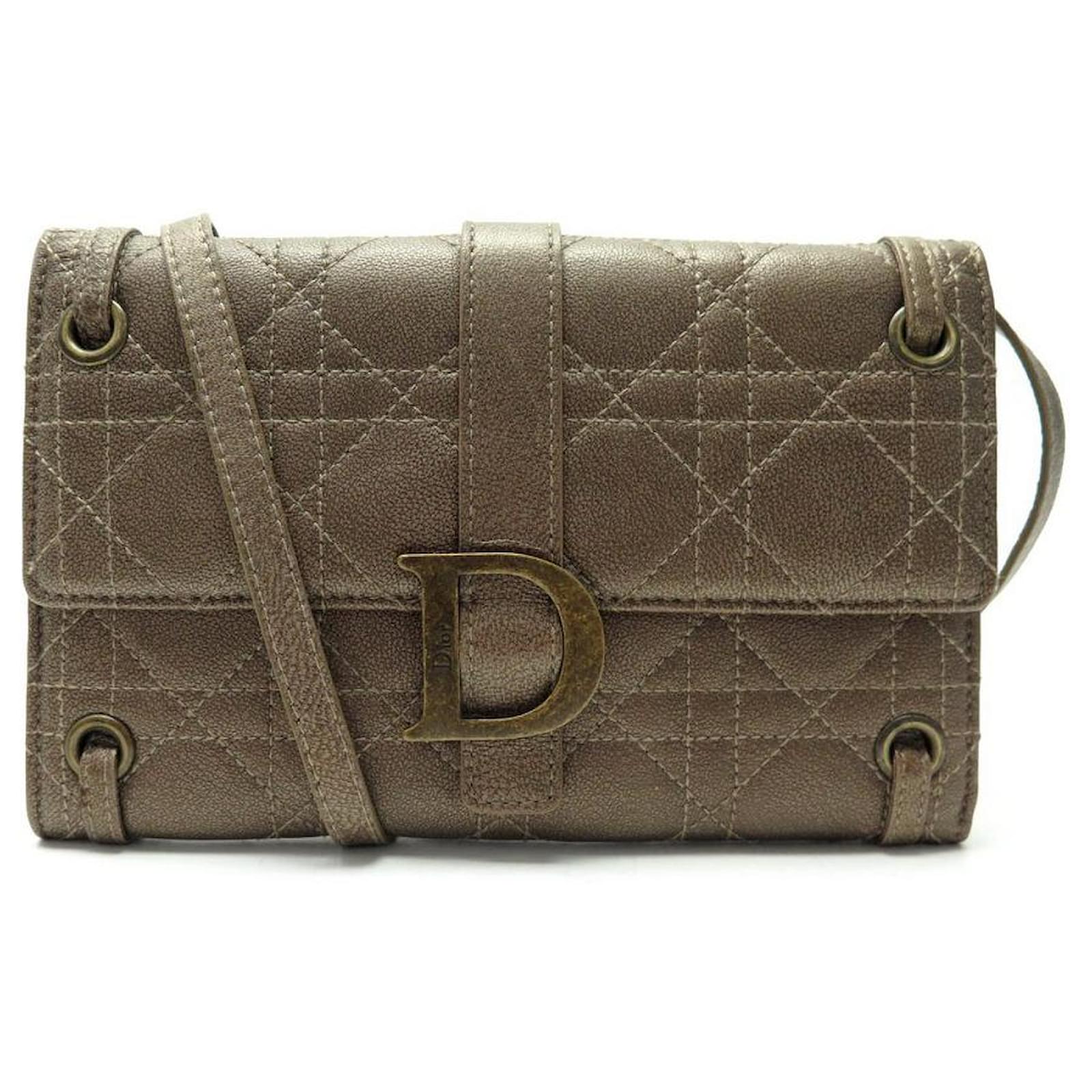 NEUF SAC A MAIN CHRISTIAN DIOR LADY POCHETTE CEINTURE BANDOULIERE CUIR ...