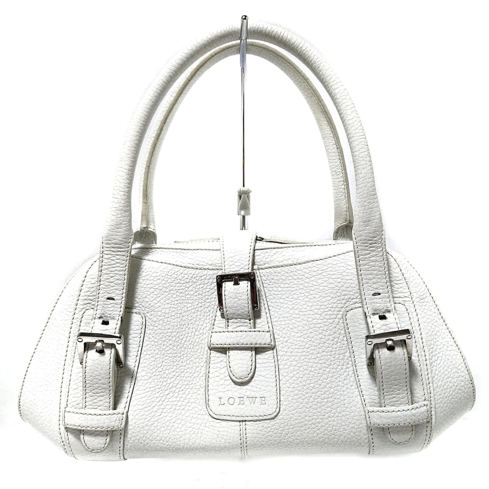 Loewe Handbag White Leather ref.1088514 - Joli Closet