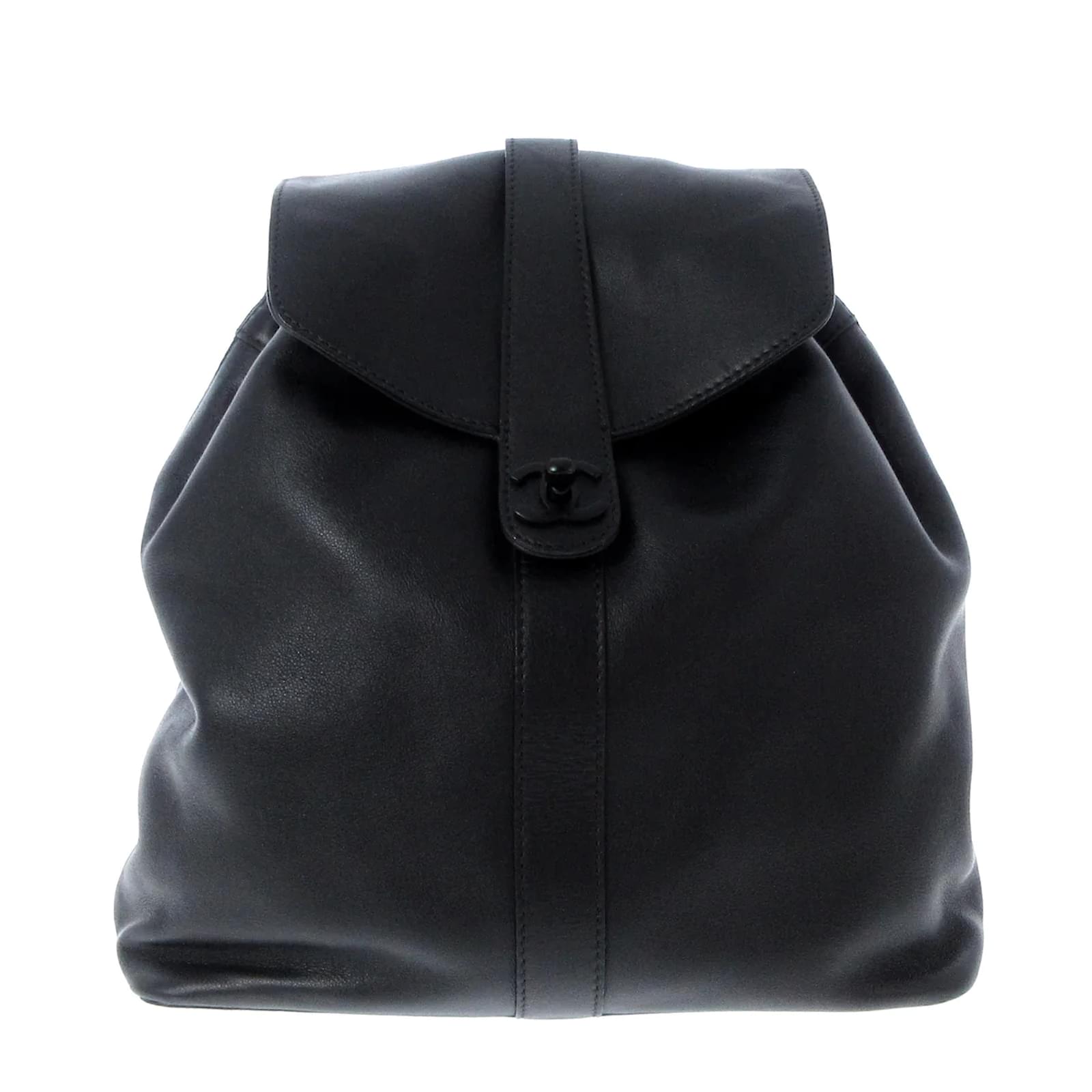 Chanel backpack Black Leather ref.1088578 - Joli Closet