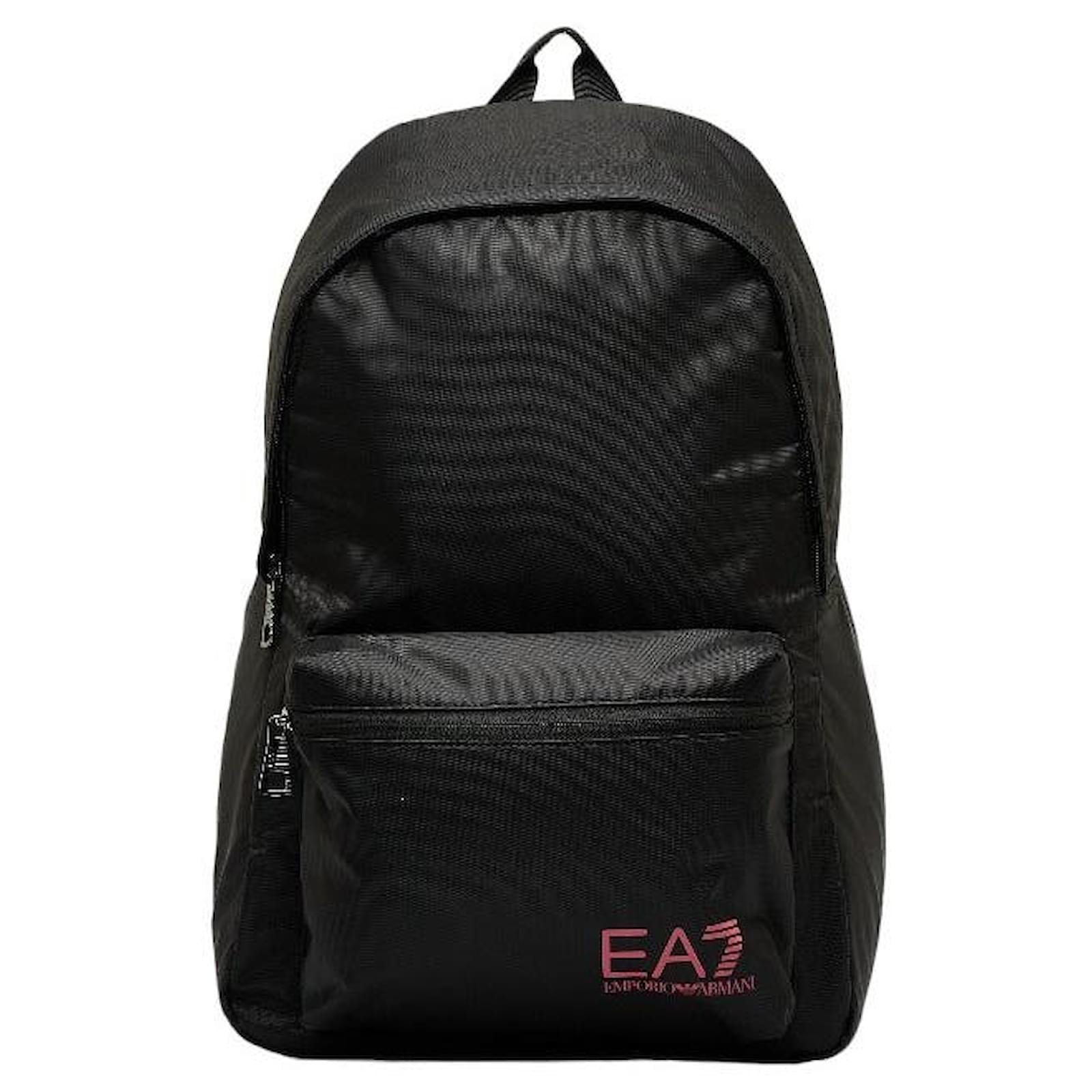 Armani EA7 Nylon Train Prime Backpack 275659 CC731 Black Cloth ref ...