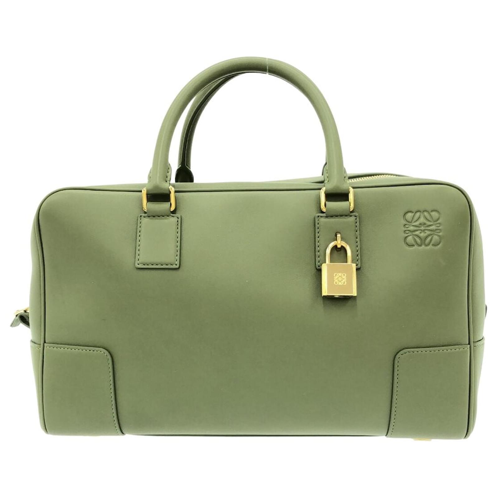 LOEWE AMAZONA Cuir Vert ref.1090664 - Joli Closet