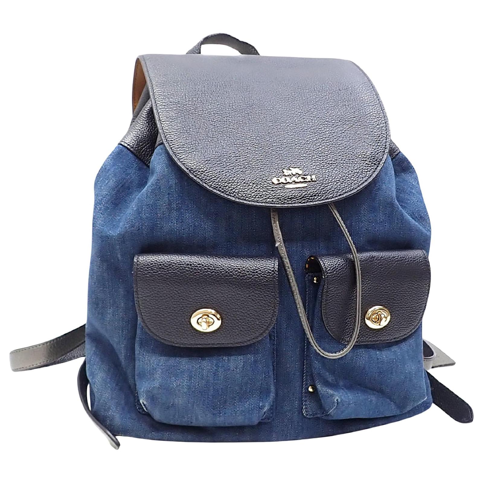 Coach Navy blue Denim ref.1090674 - Joli Closet