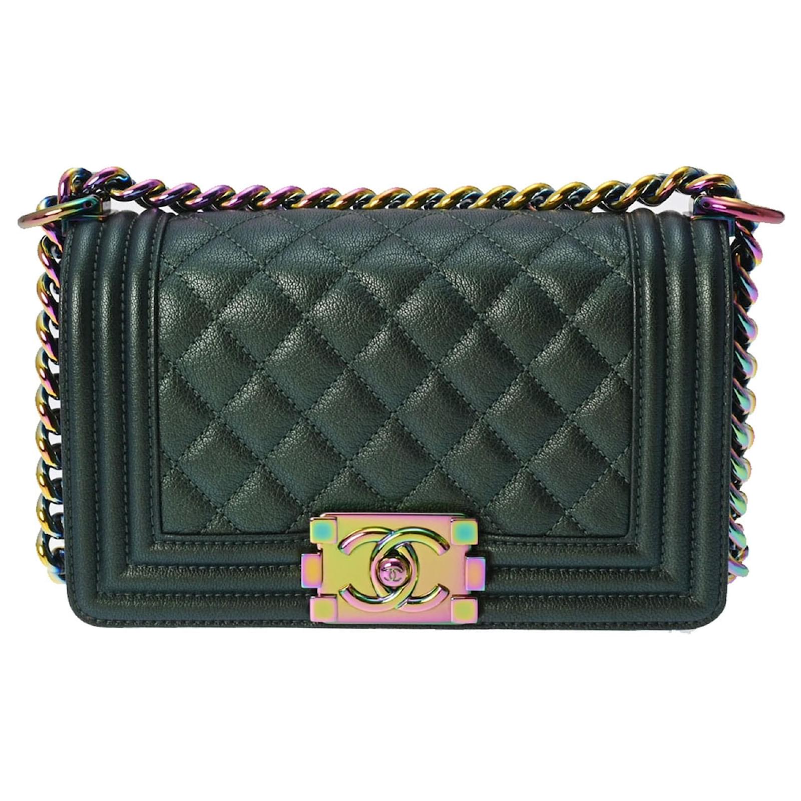 Chanel Classic Flap Green Leather ref.1091012 - Joli Closet