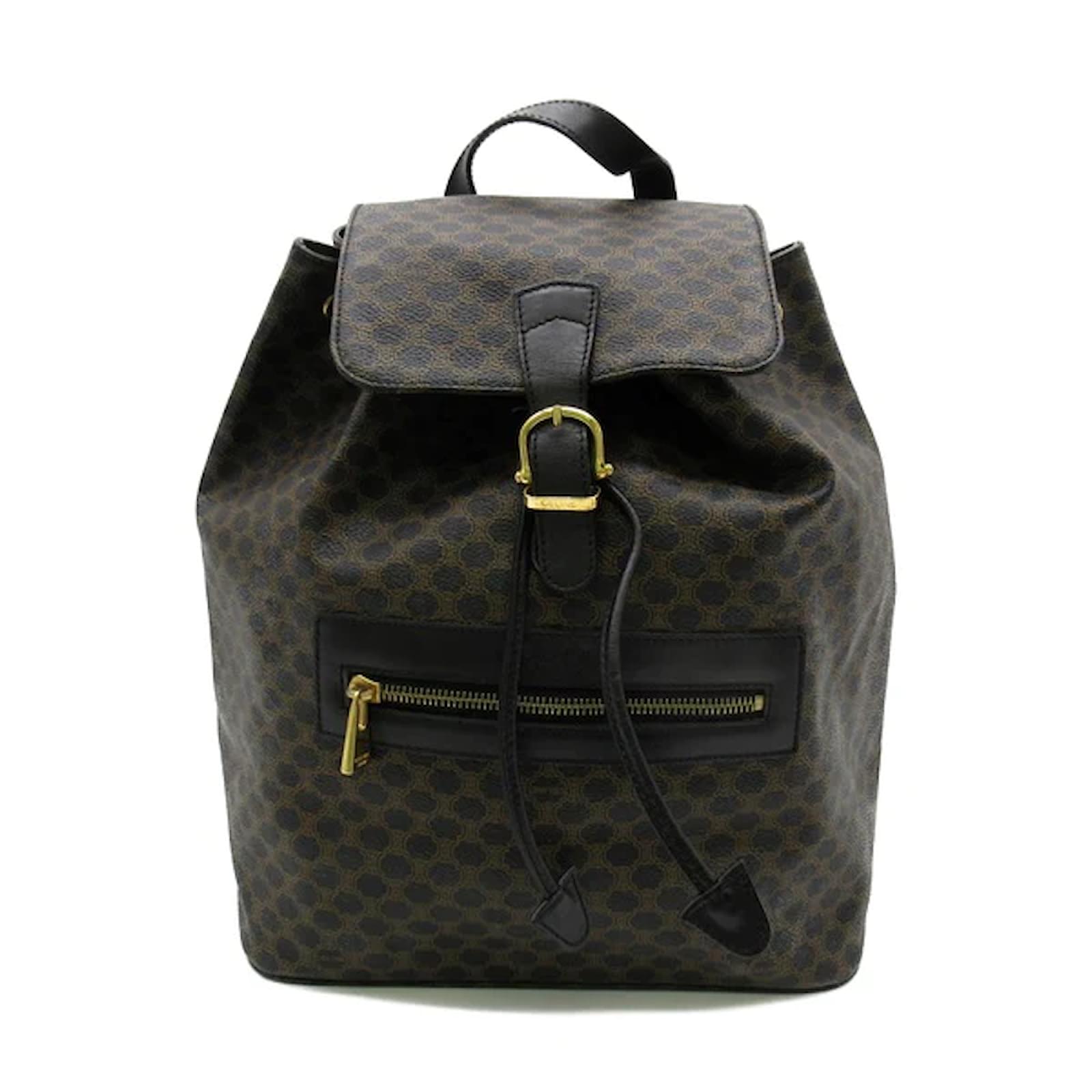 Céline Macadam Canvas Backpack Brown Cloth ref.1092187 - Joli Closet
