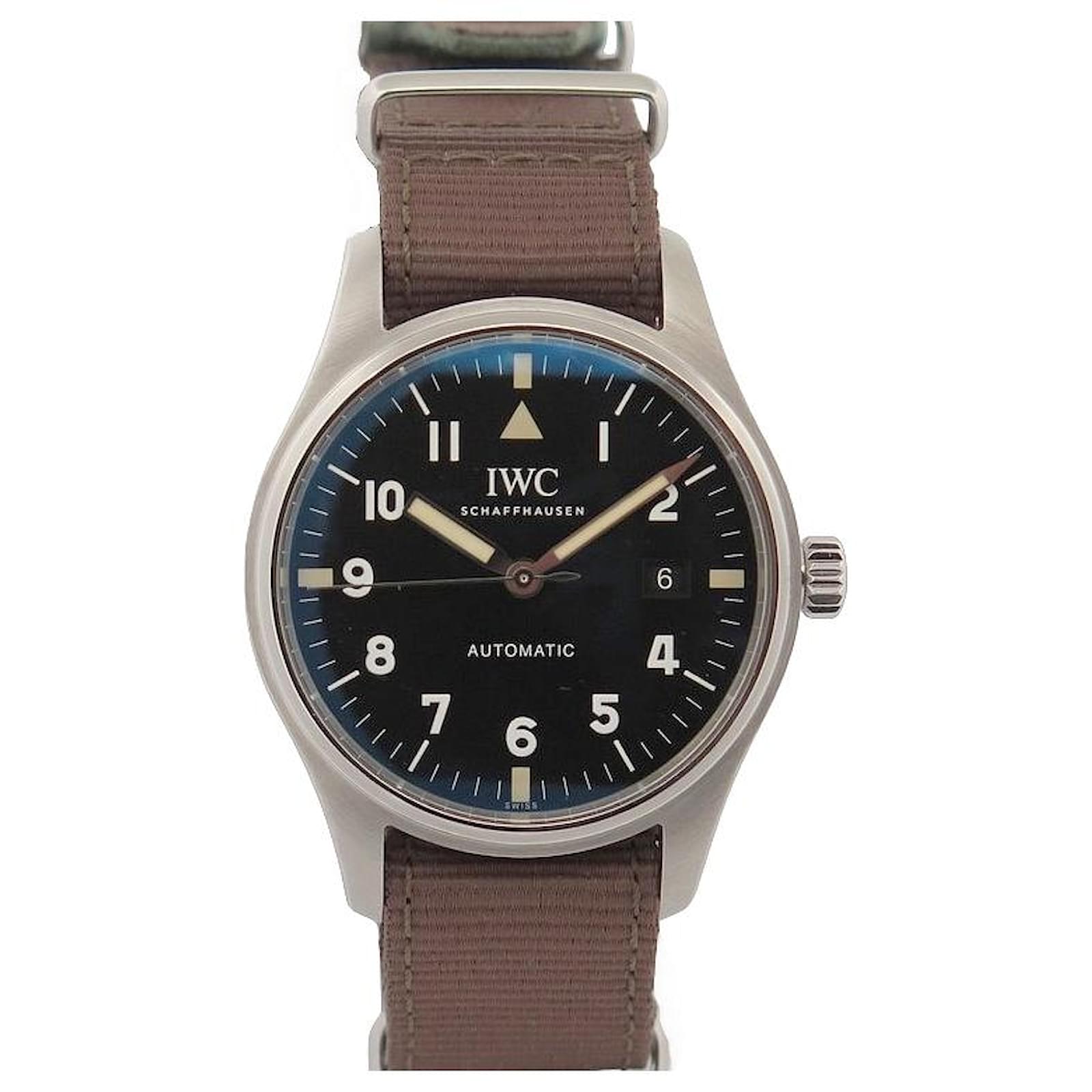 IWC PILOT S MARK XVIII TRIBUTE TO MARK XI STEEL WATCH 40MM AUTO FULL ...