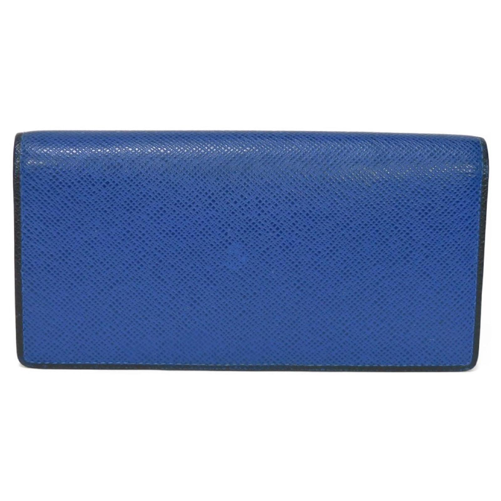 Louis Vuitton Brazza Blue Leather ref.1100903 - Joli Closet