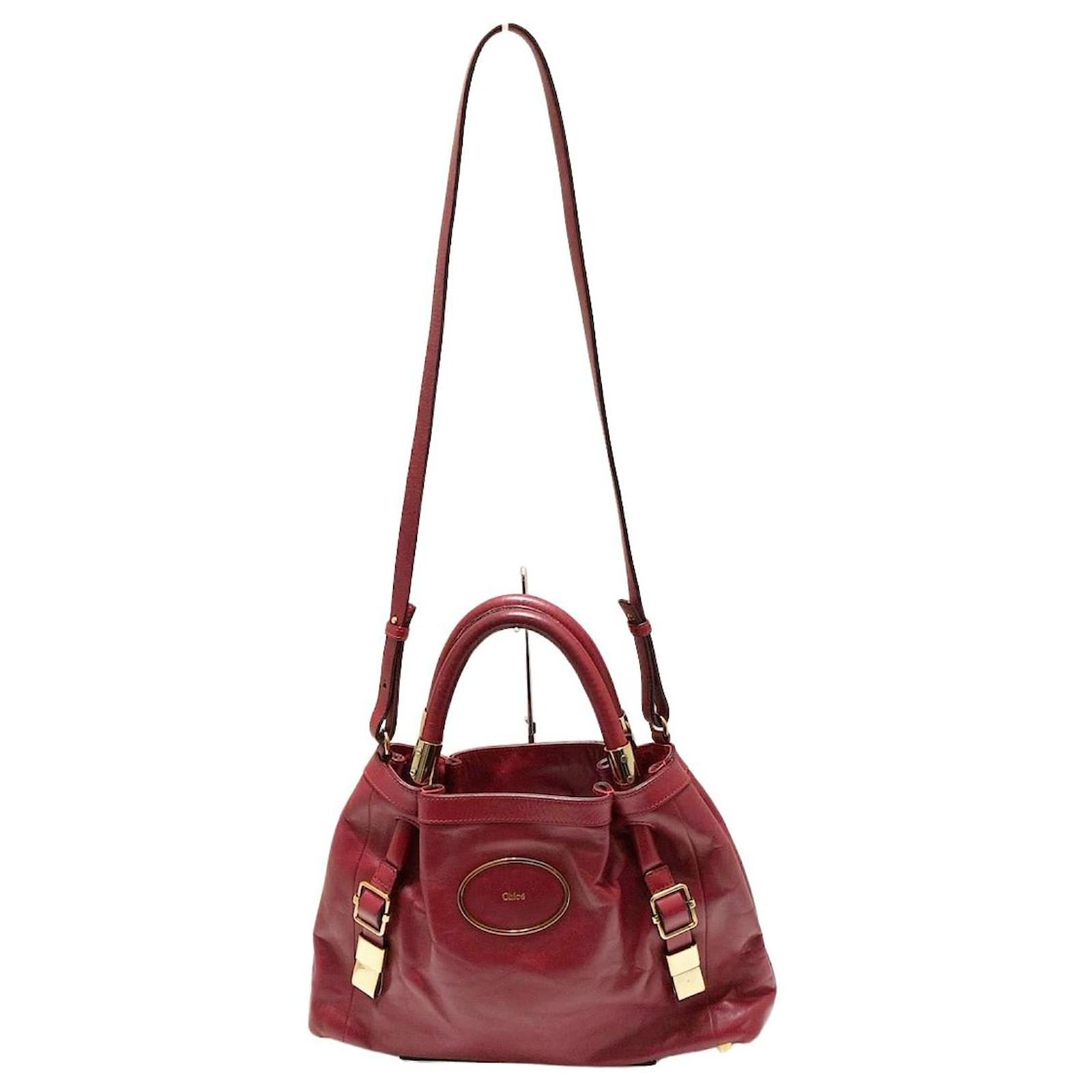 Chloé Victoria Red Leather ref.1102299 - Joli Closet