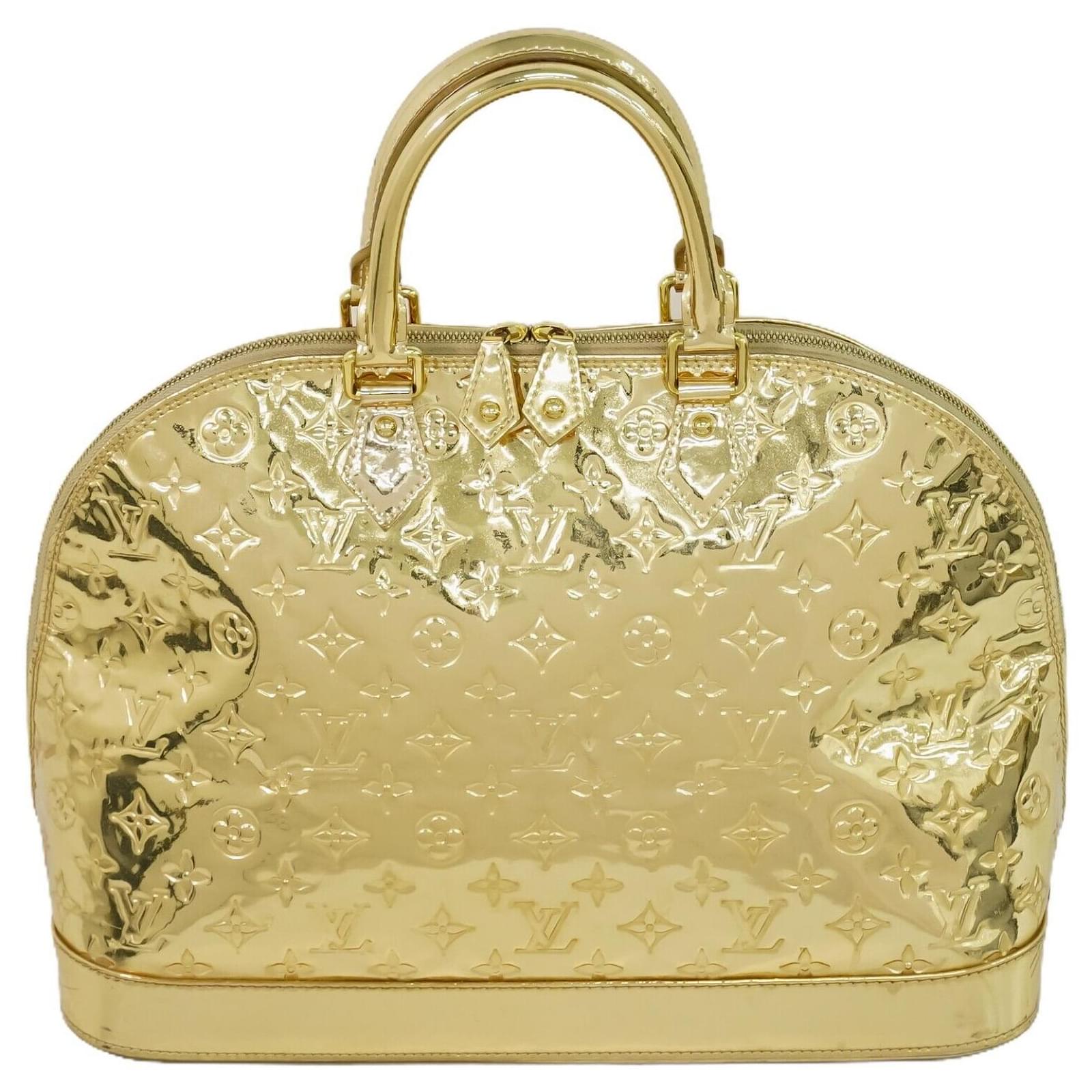 Louis Vuitton Alma Golden Patent leather ref.1102420 - Joli Closet