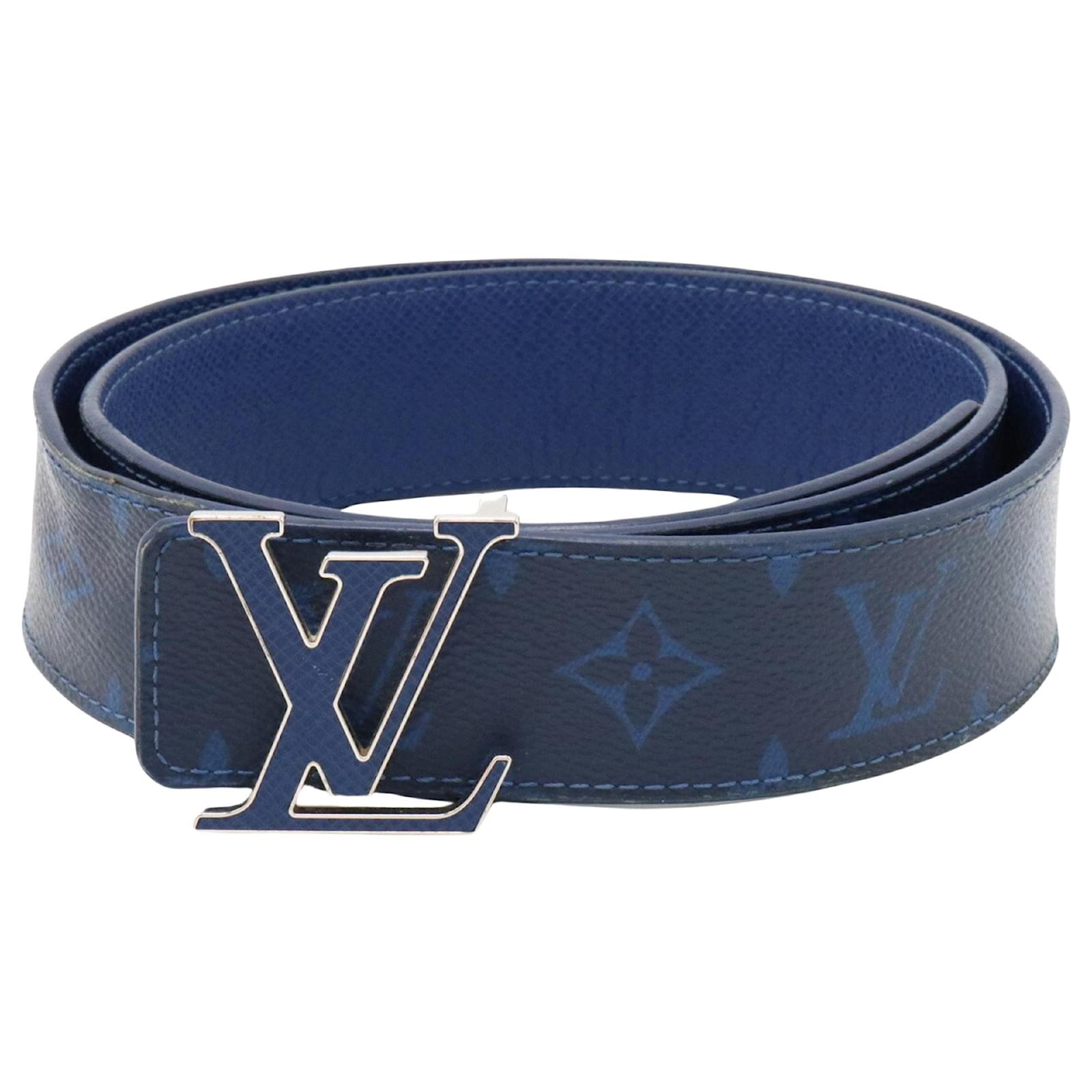Louis Vuitton LV Initiales Blue Leather ref.1102736 - Joli Closet