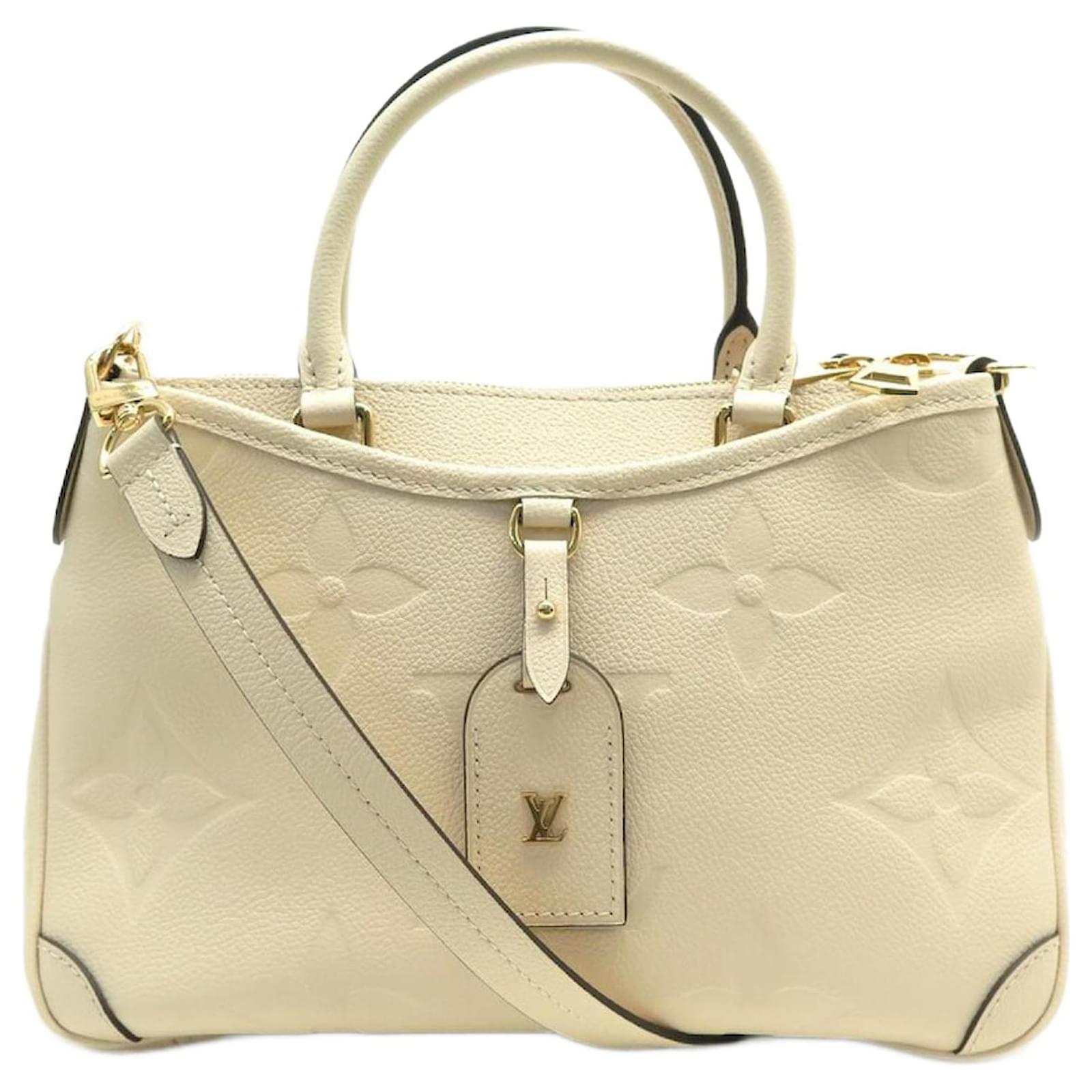 NEW LOUIS VUITTON TRIANON PM M HANDBAG46503 MONOGRAM FOOTPRINT LEATHER ...