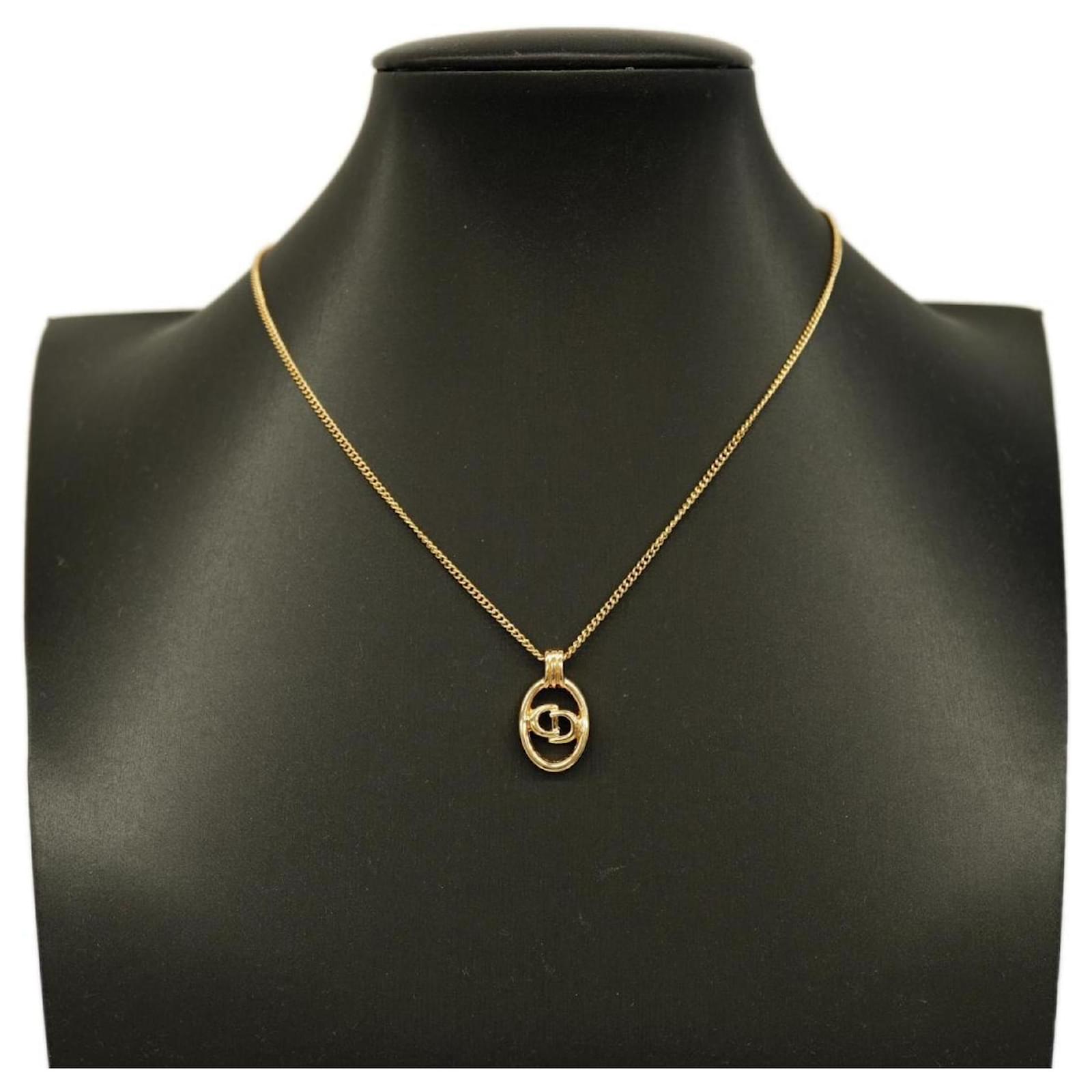 Dior logo Golden Gold-plated ref.1111382 - Joli Closet