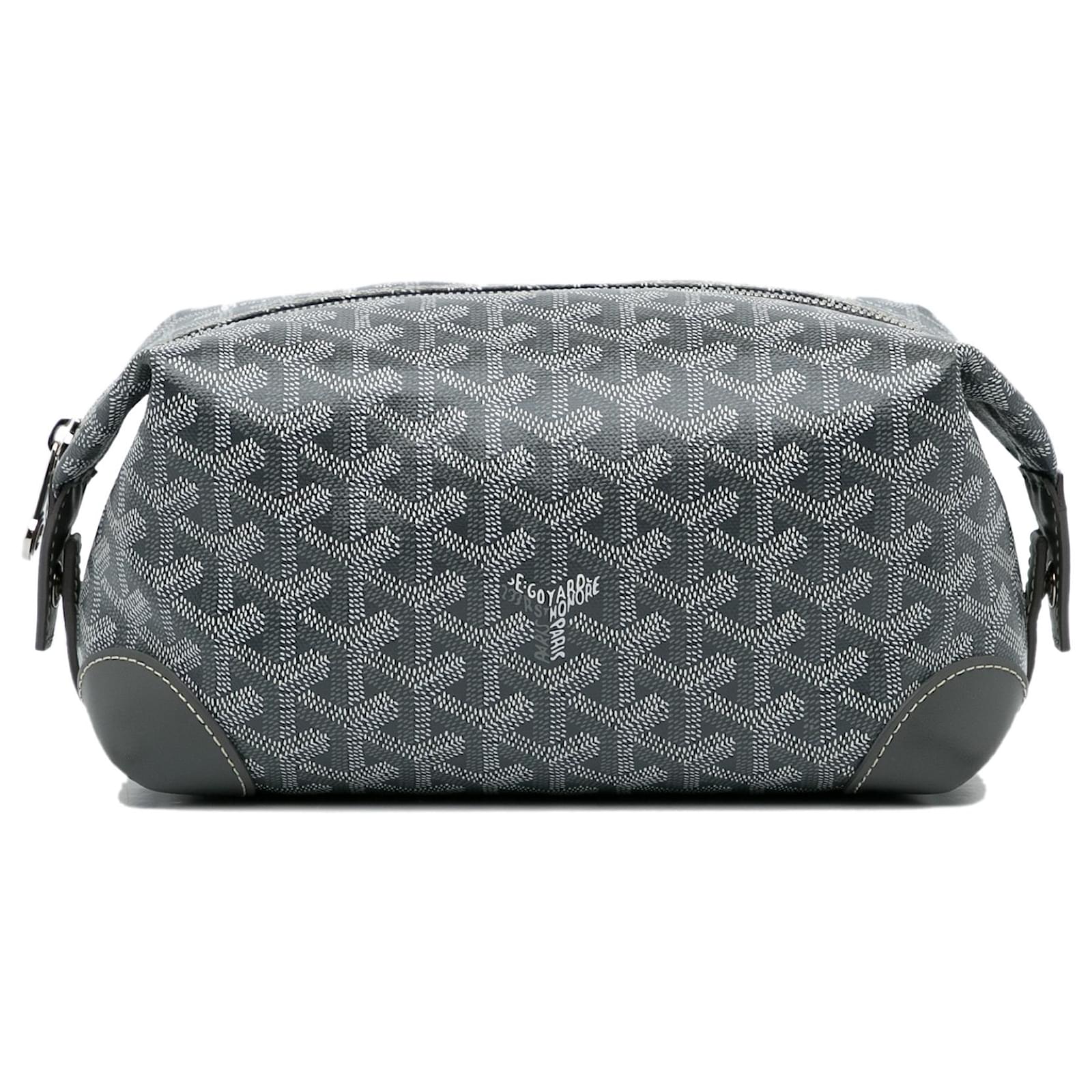 Goyard Gray Goyardine Boeing 25 Toiletry Grey Cloth Cloth ref.1106646 ...