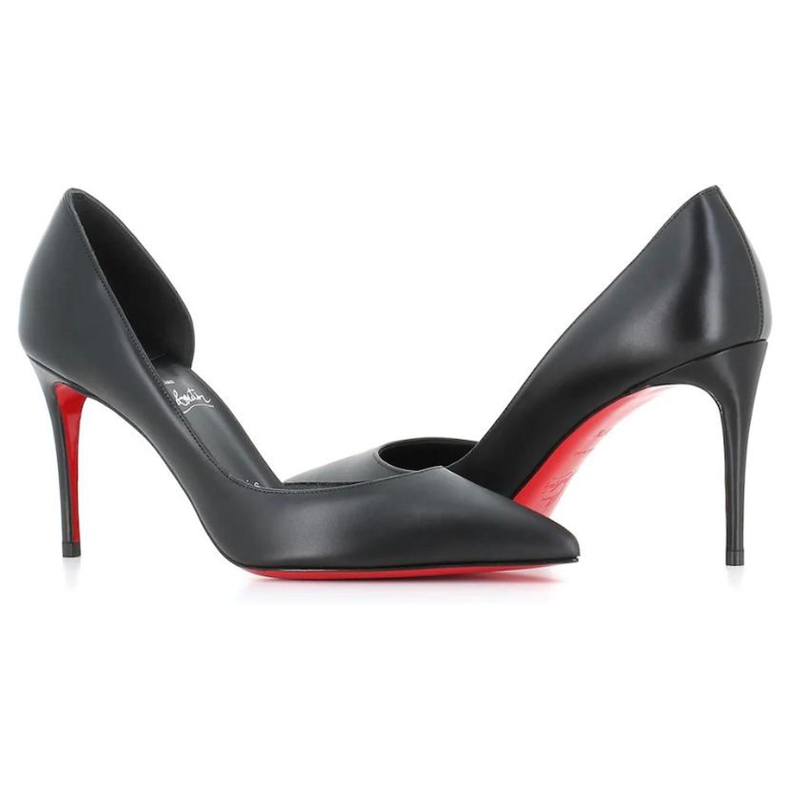 Christian Louboutin iriza low heel Black Leather ref.1112135 - Joli Closet