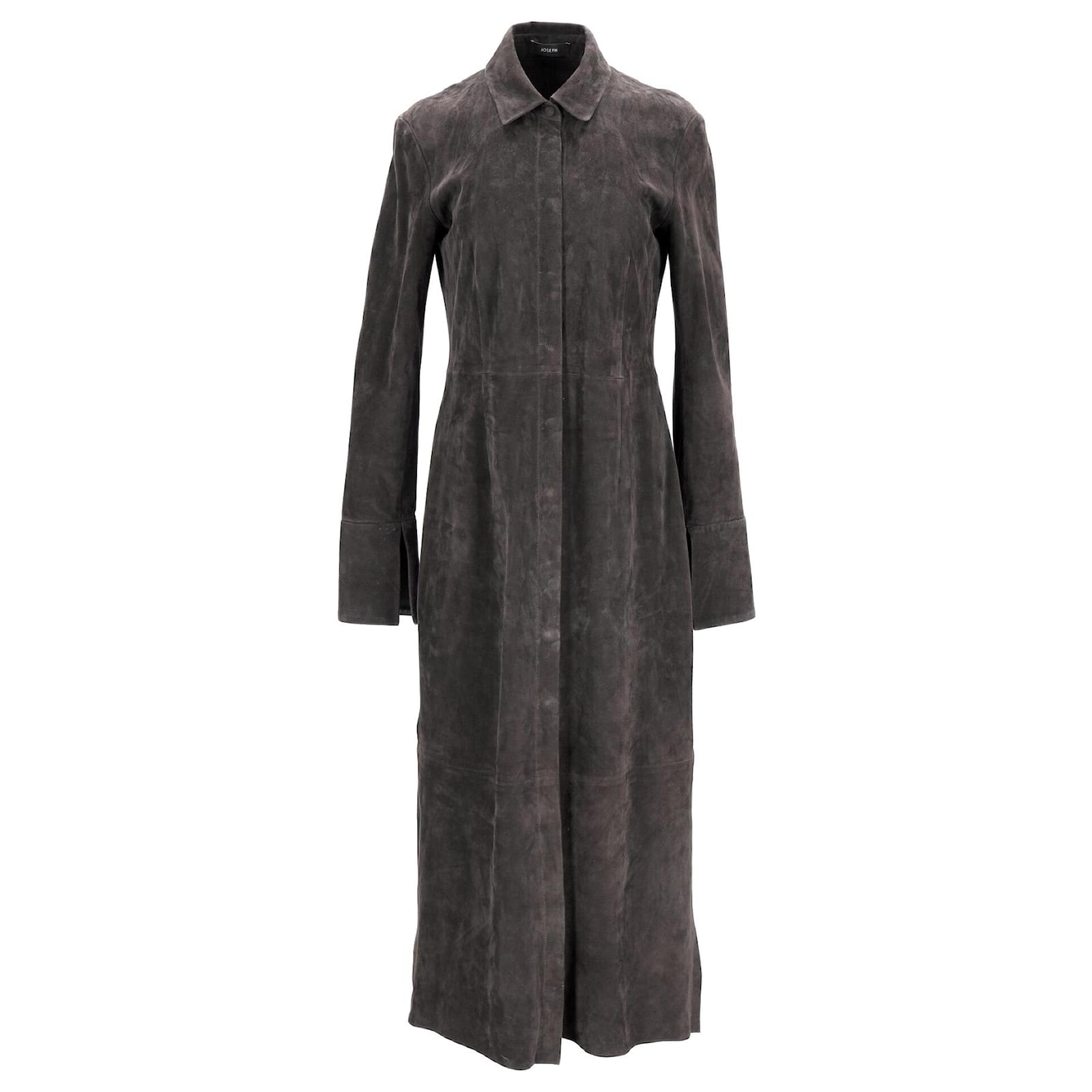 Joseph Casia Maxi Dress in Brown Lambskin Leather ref.1112326 - Joli Closet