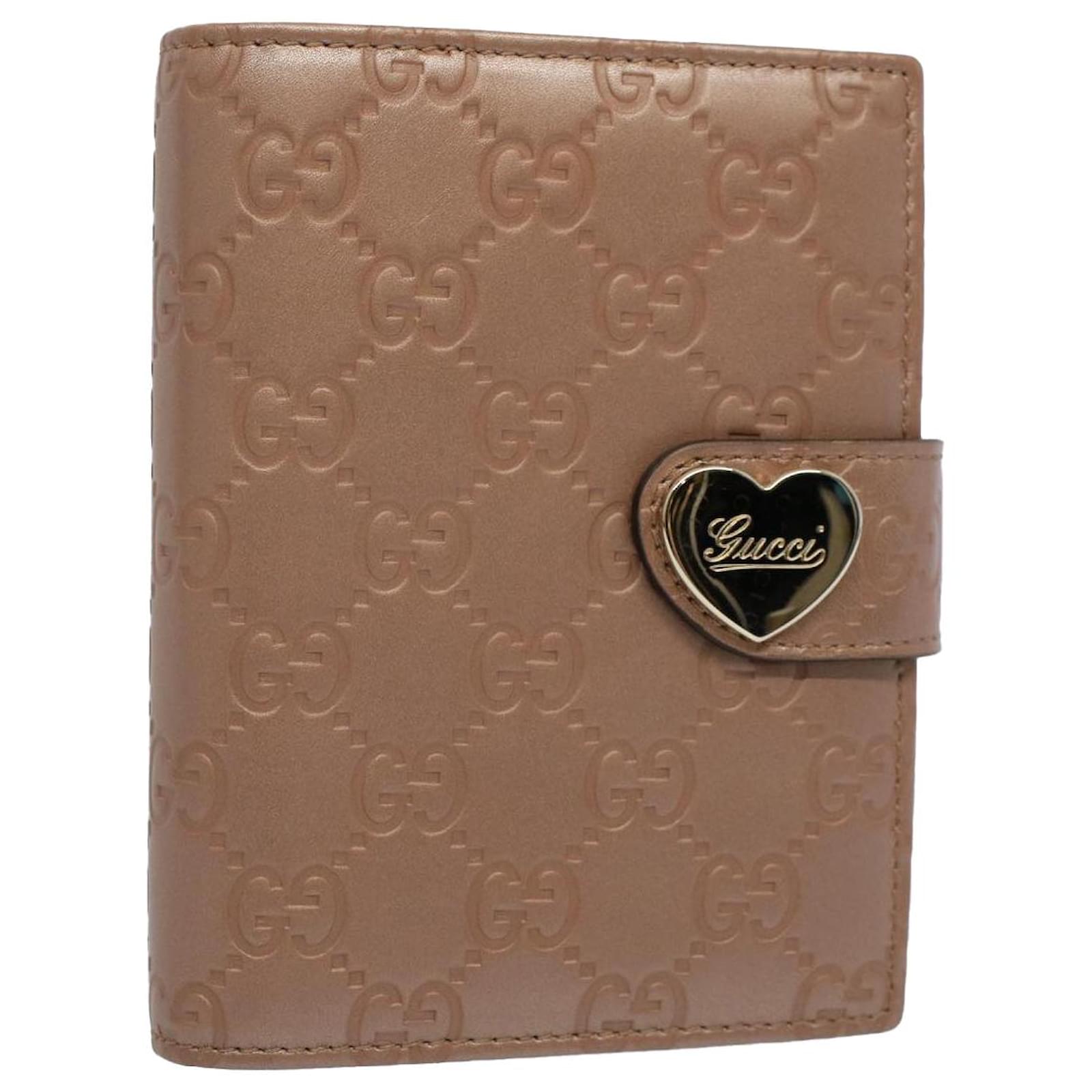 GUCCI GG Canvas Guccissima Day Planner Cover Pink 245946 Auth yk9203 ...