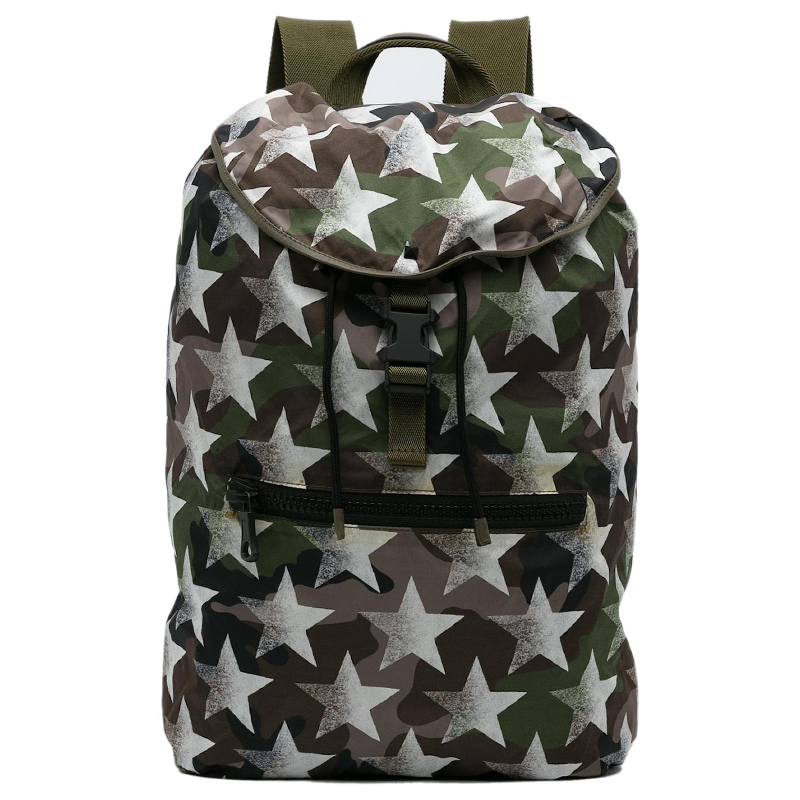 Valentino Green Camustars Backpack Nylon Cloth ref.1112693 - Joli Closet