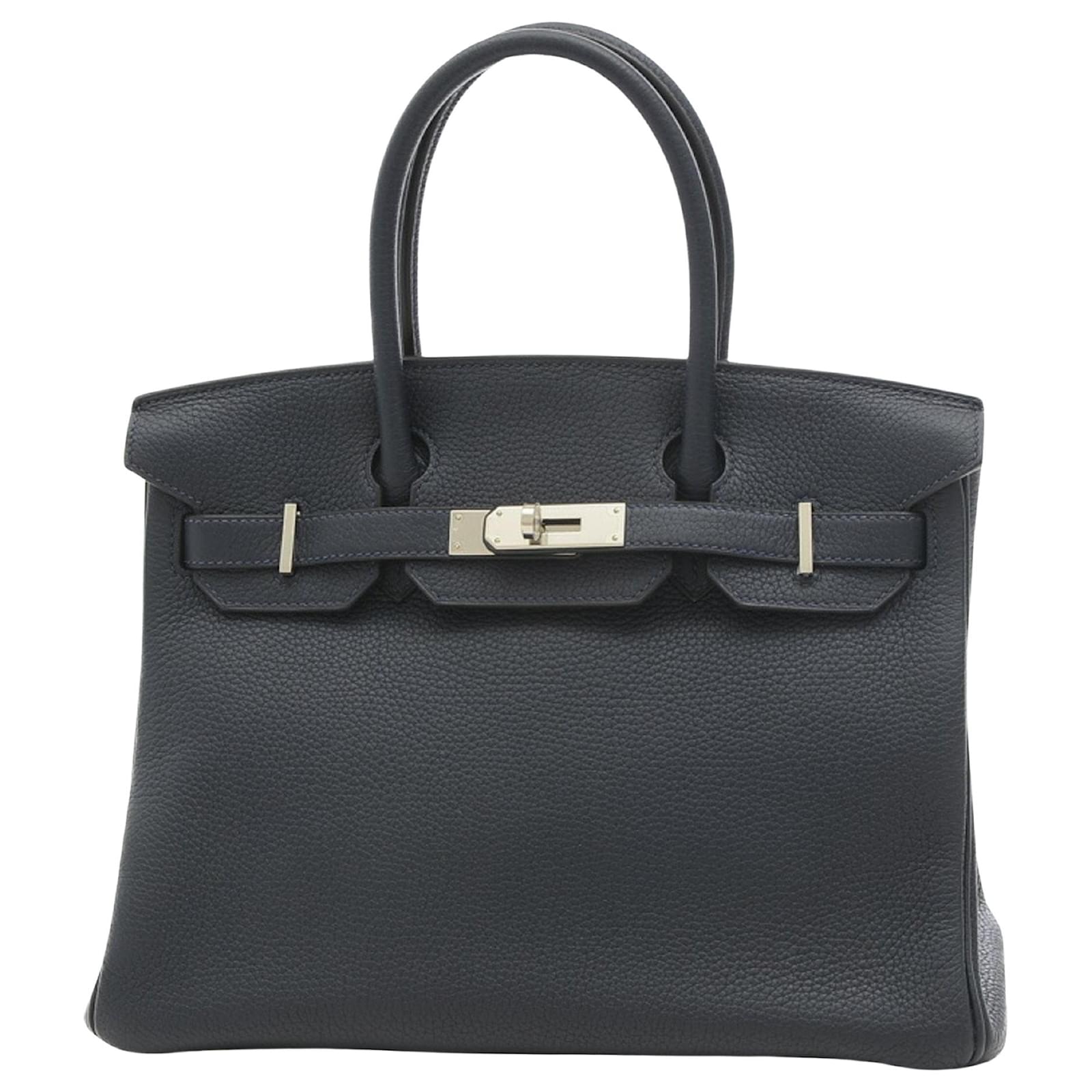 Hermès HERMES BIRKIN 30 Blue Leather ref.1113291 - Joli Closet