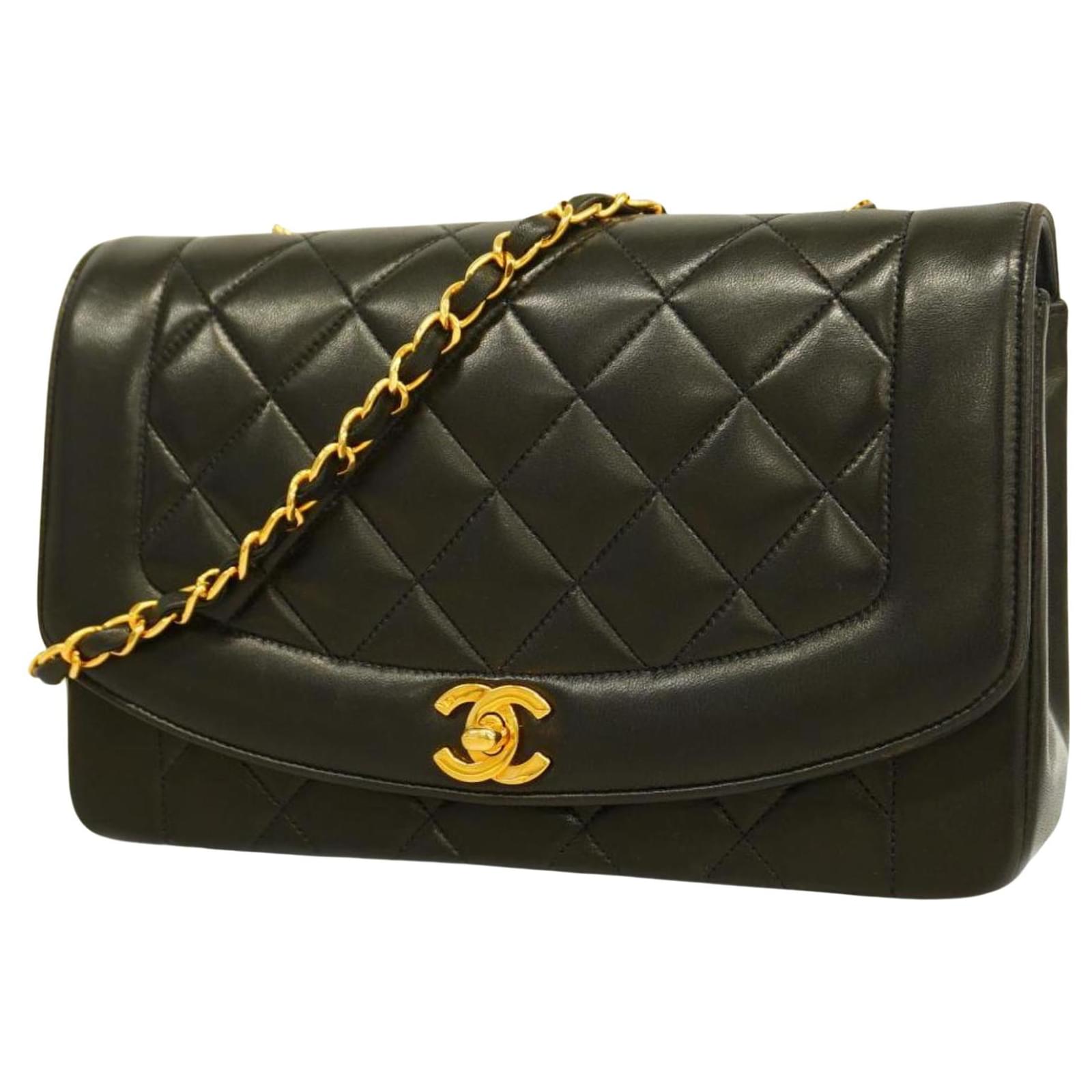 Chanel Diana Black Leather ref.1116526 - Joli Closet