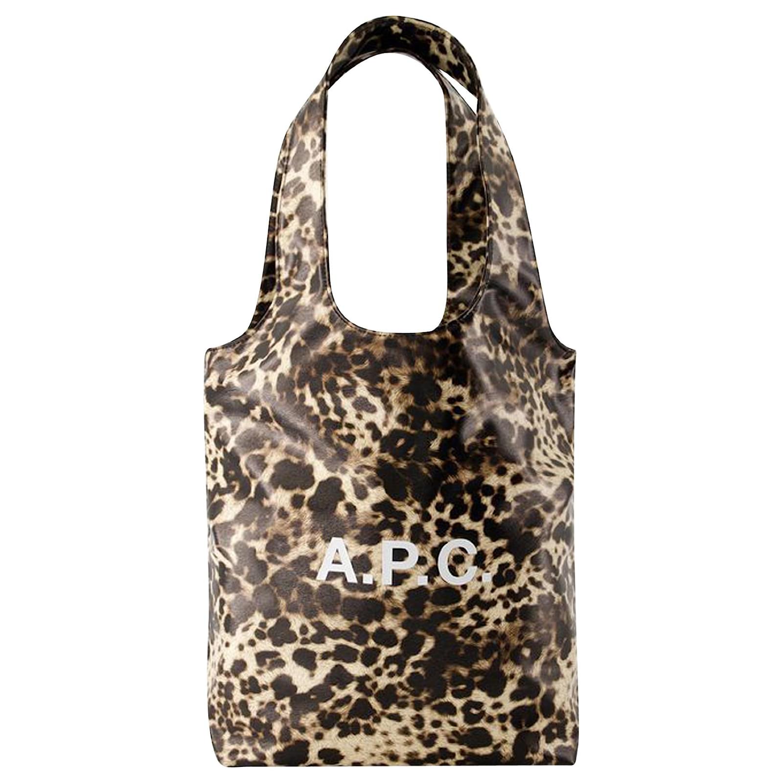 Apc Ninon Small Tote bag - A.P.C. - Synthetic - Leopard Print ref ...