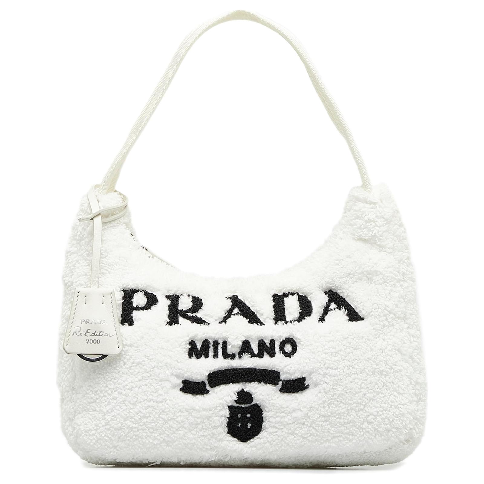 Prada White Terry Re-Edition 2000 Cotton Cloth ref.1118683 - Joli Closet