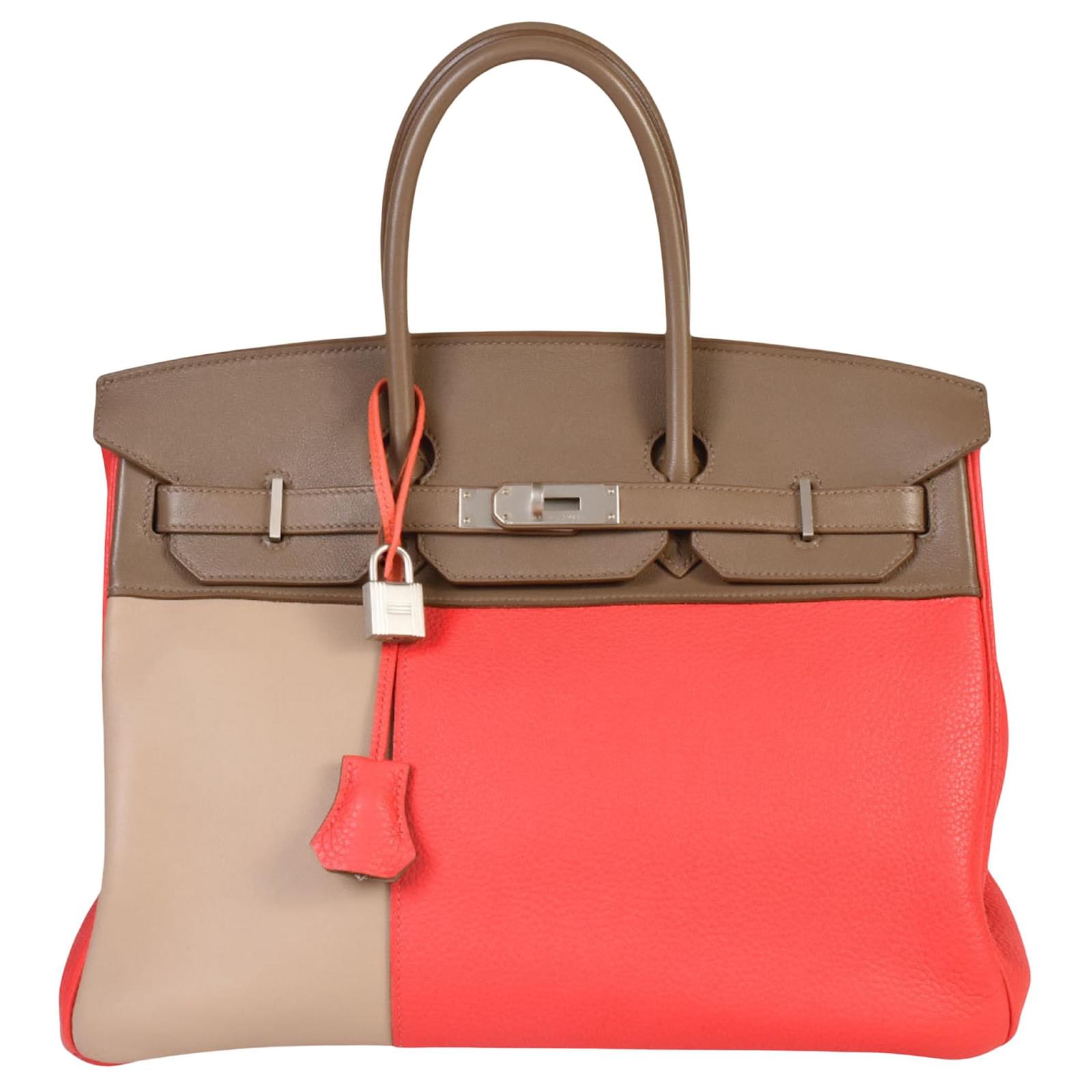 Hermès HERMES BIRKIN 35 Pink Leather ref.1120469 - Joli Closet