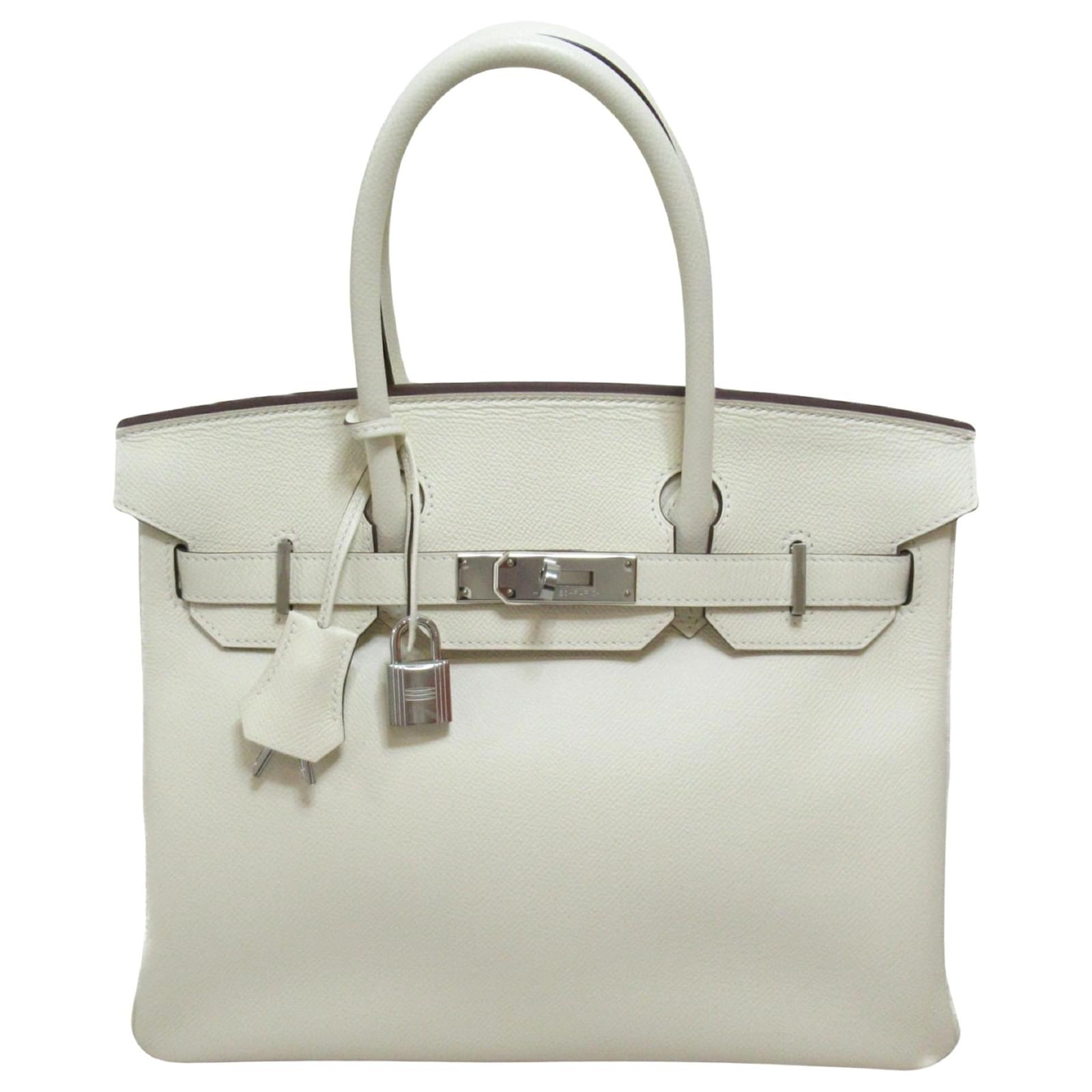 Hermès HERMES BIRKIN 30 White Leather ref.1120669 - Joli Closet