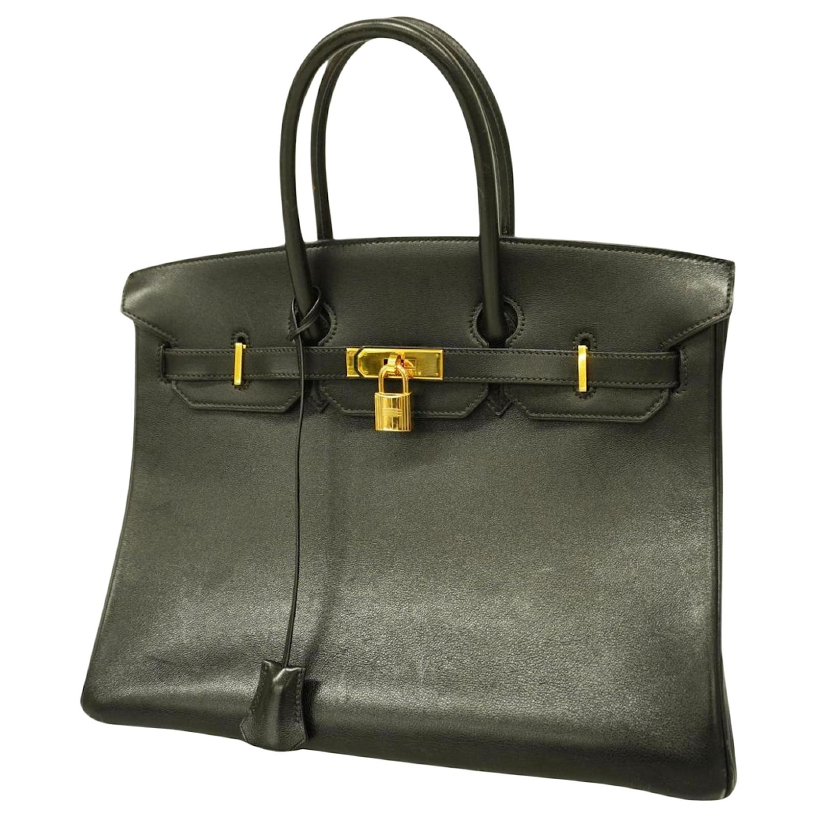 Hermès HERMES BIRKIN 35 Black Leather ref.1120988 - Joli Closet