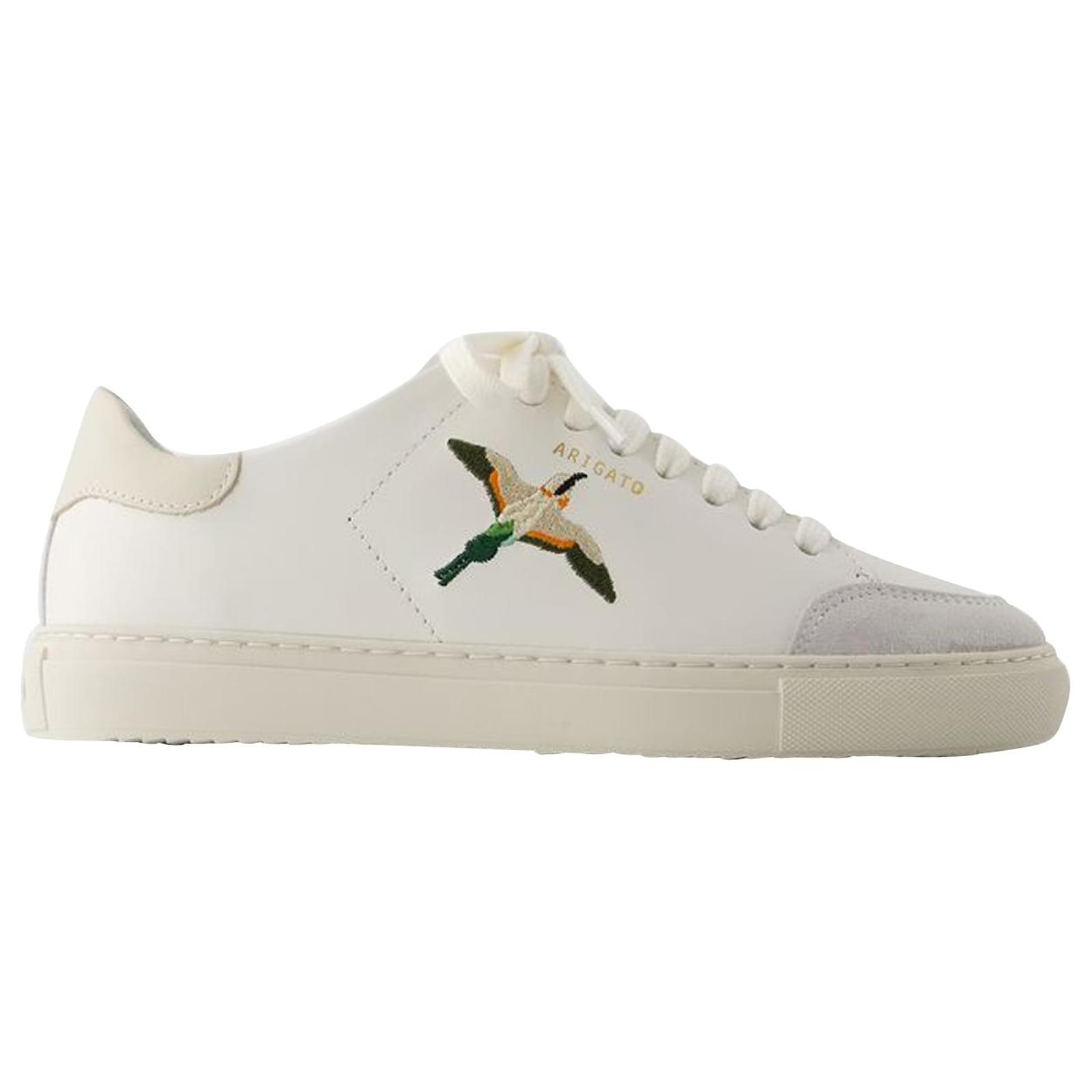 clean 90 Bee Bird Sneakers - Axel Arigato - Leather - White/Cremino ...