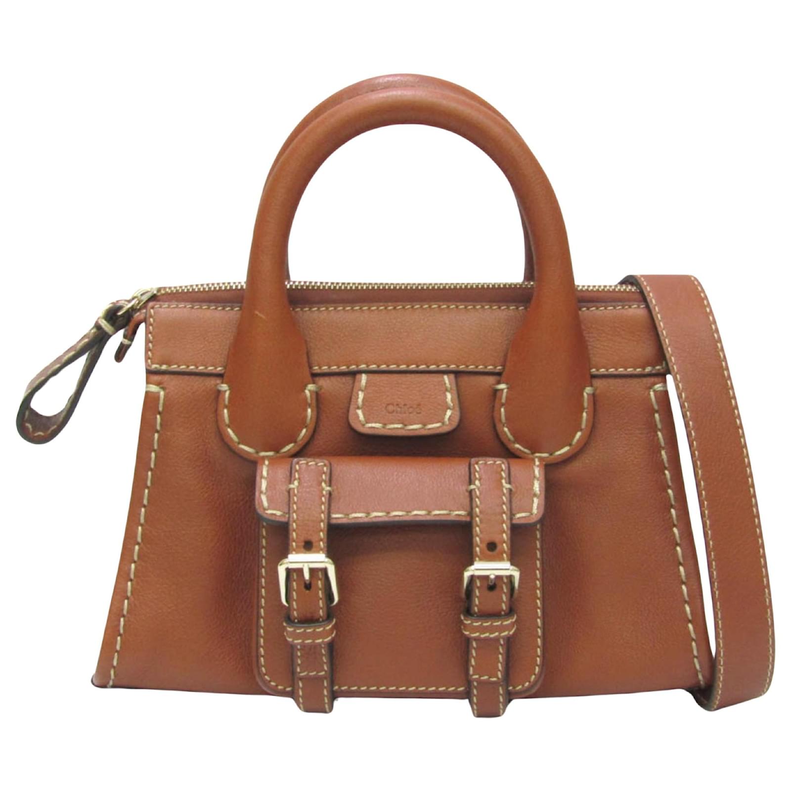 Chloé Edith Brown Leather ref.1124201 - Joli Closet