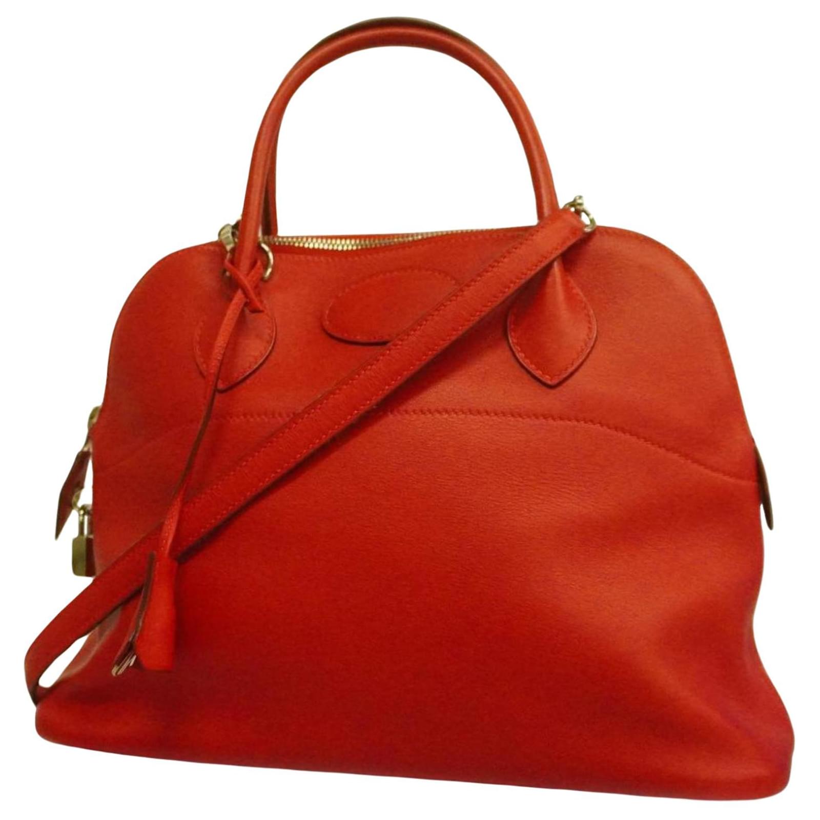 Hermès Bolide Red Leather ref.1125309 - Joli Closet