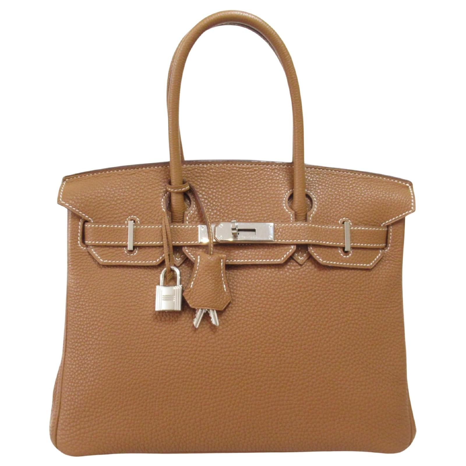 Hermès HERMES BIRKIN 30 Brown Leather ref.1126814 - Joli Closet