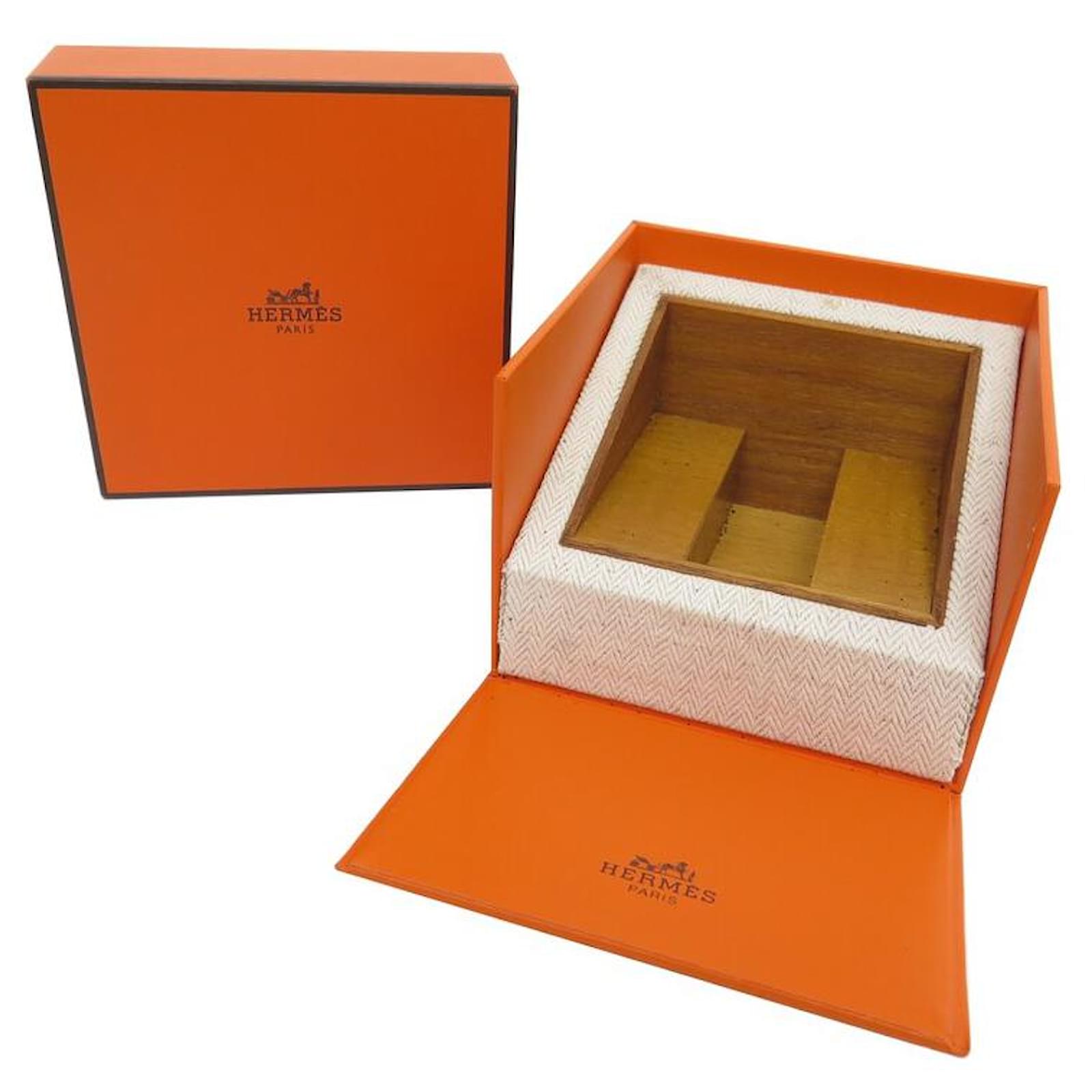 Hermès BOX FOR HERMES CAPE COD ARCEAU HEURE H CLIPPER ORANGE WATCH BOX ...