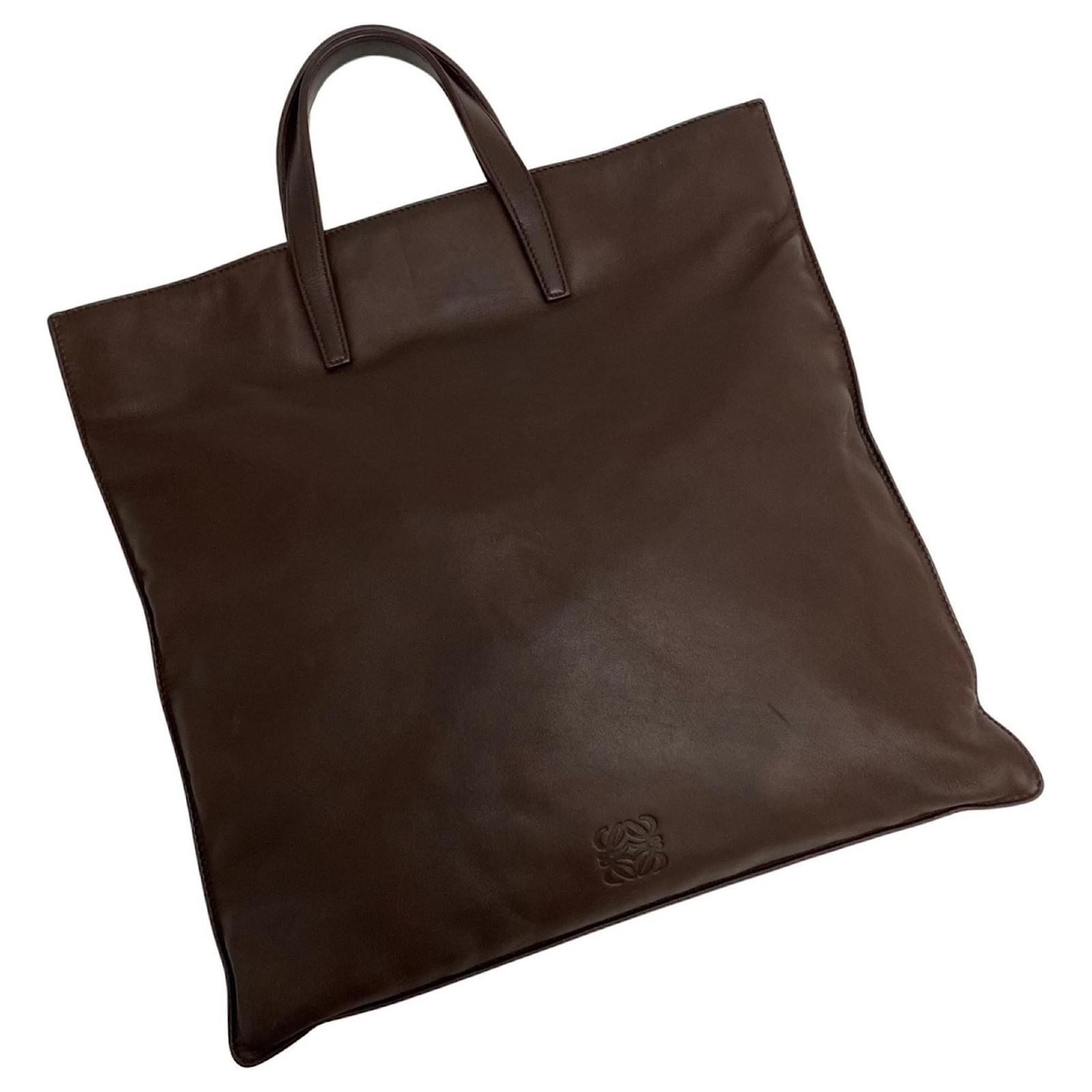 Loewe Cabas Brown Leather ref.1131094 - Joli Closet