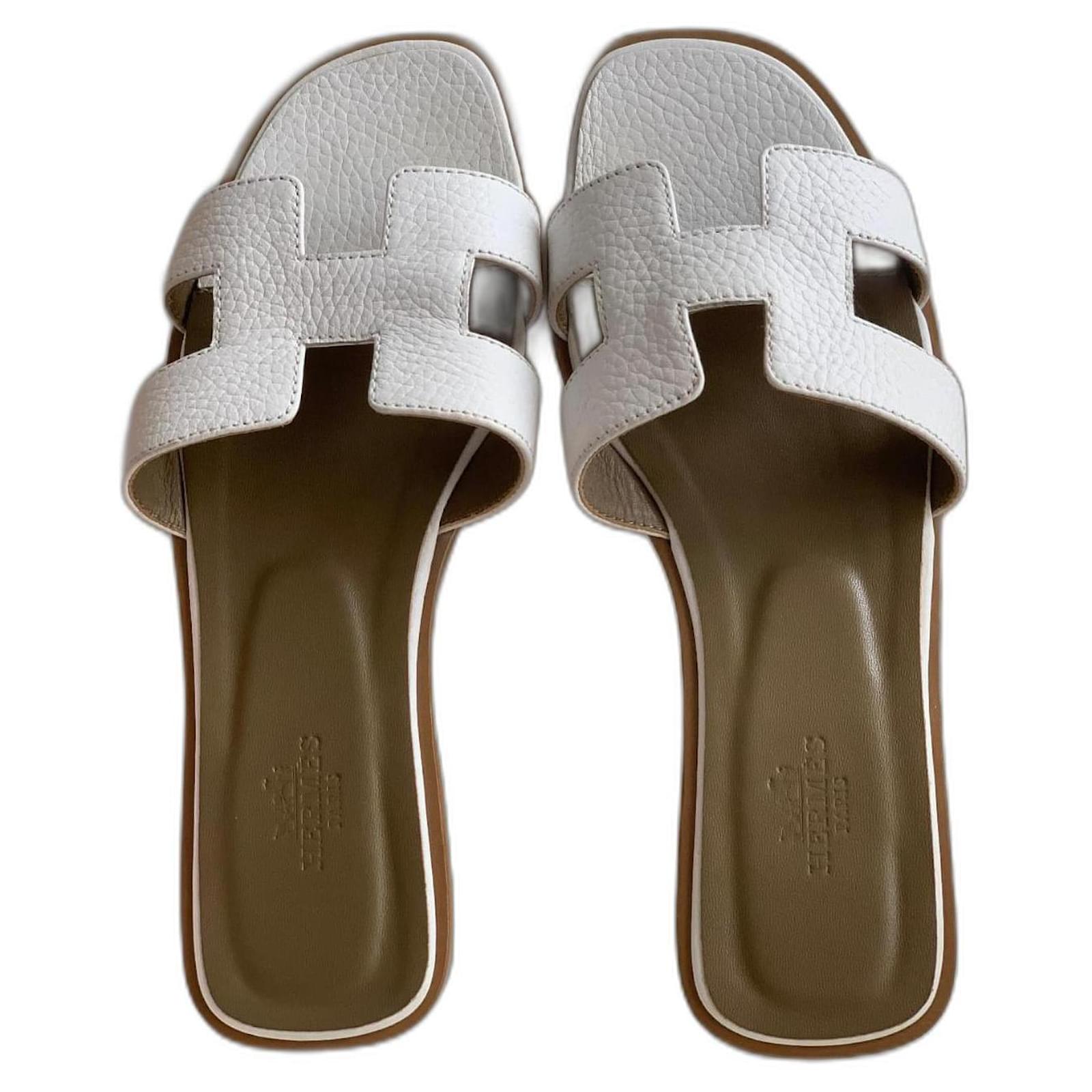 Hermès Oran White Leather ref.1132697 - Joli Closet