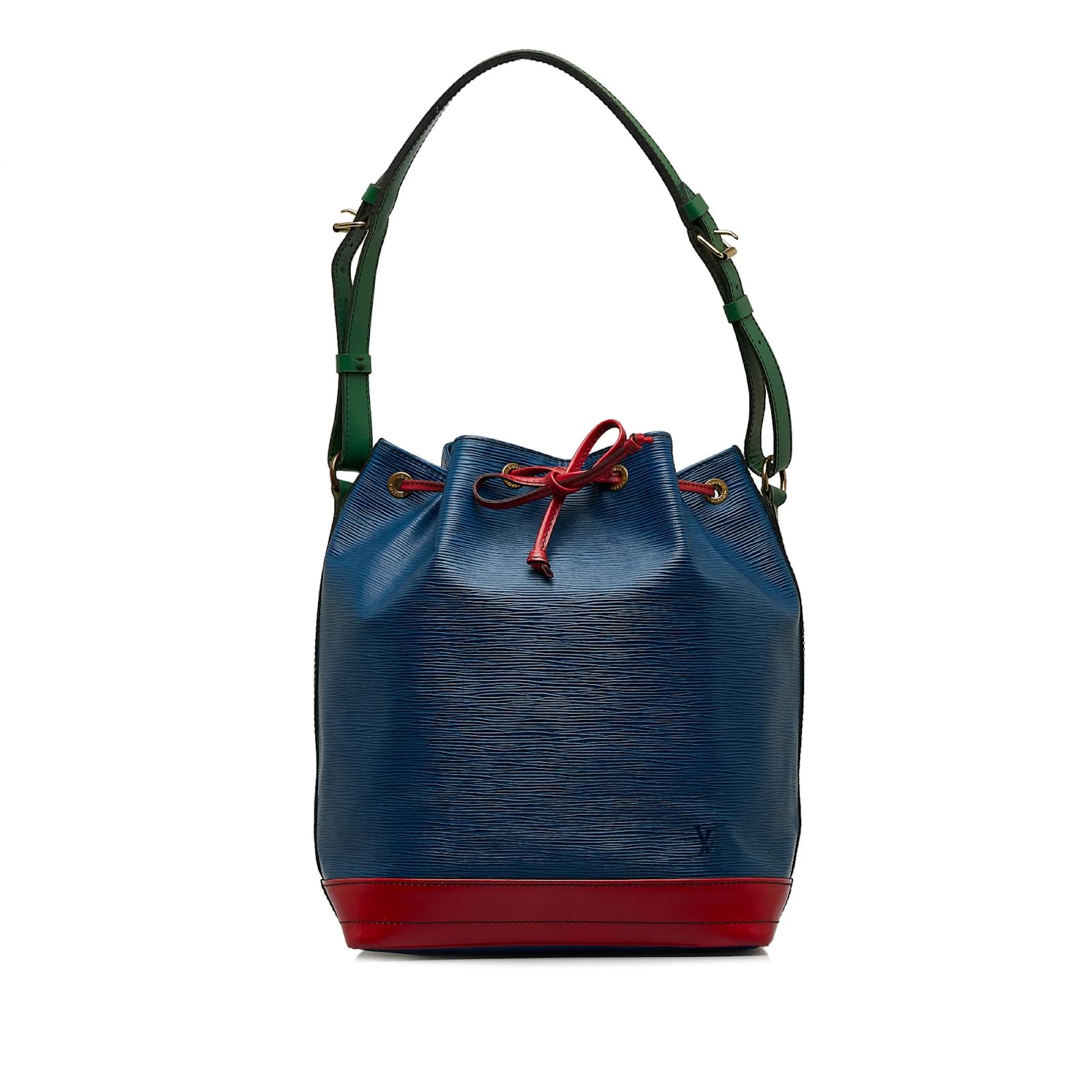 Blue Louis Vuitton Epi Noe Tricolor GM Bucket Bag Leather ref.1136124 ...