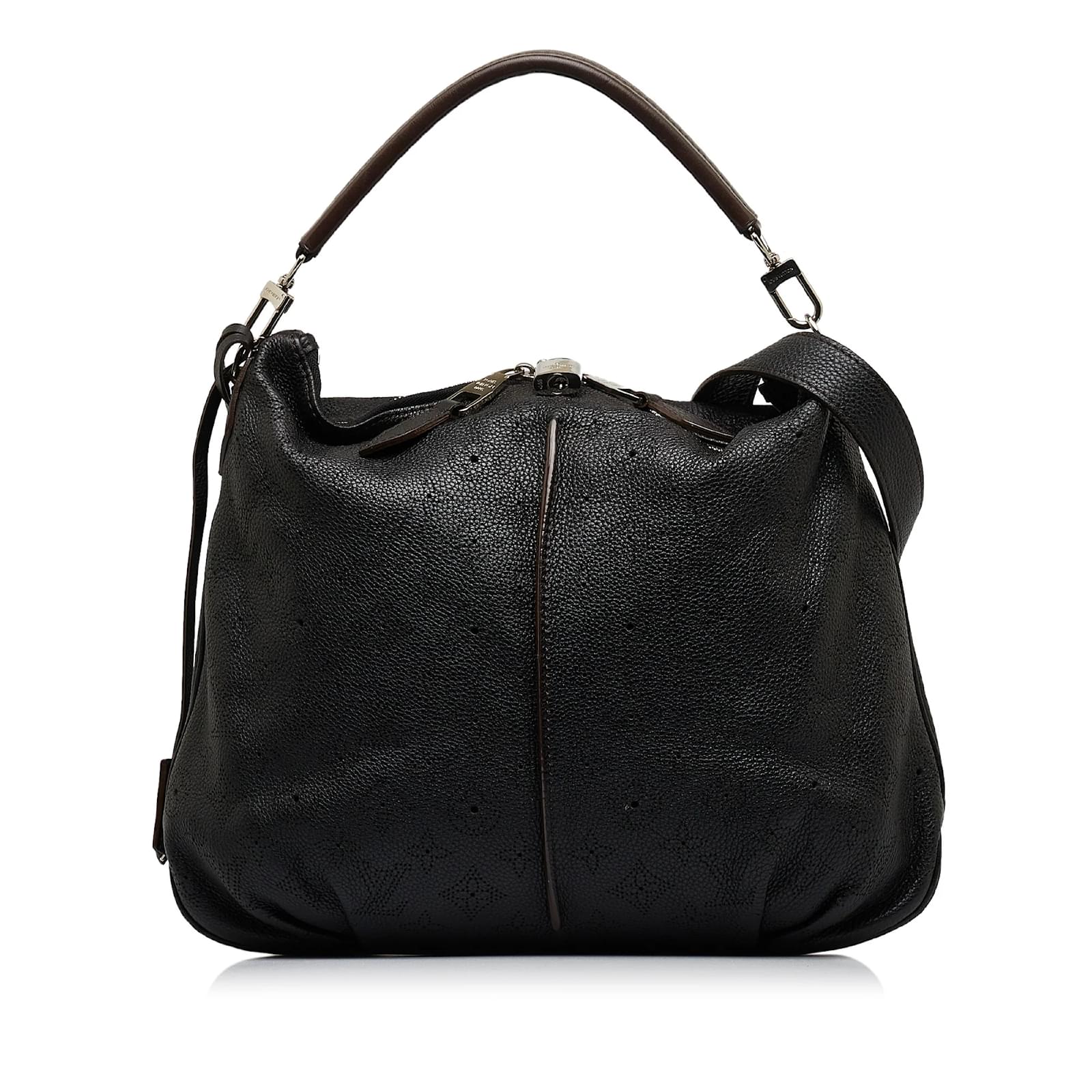 Brown Louis Vuitton Mahina Selene PM Satchel Leather ref.1136448 - Joli ...