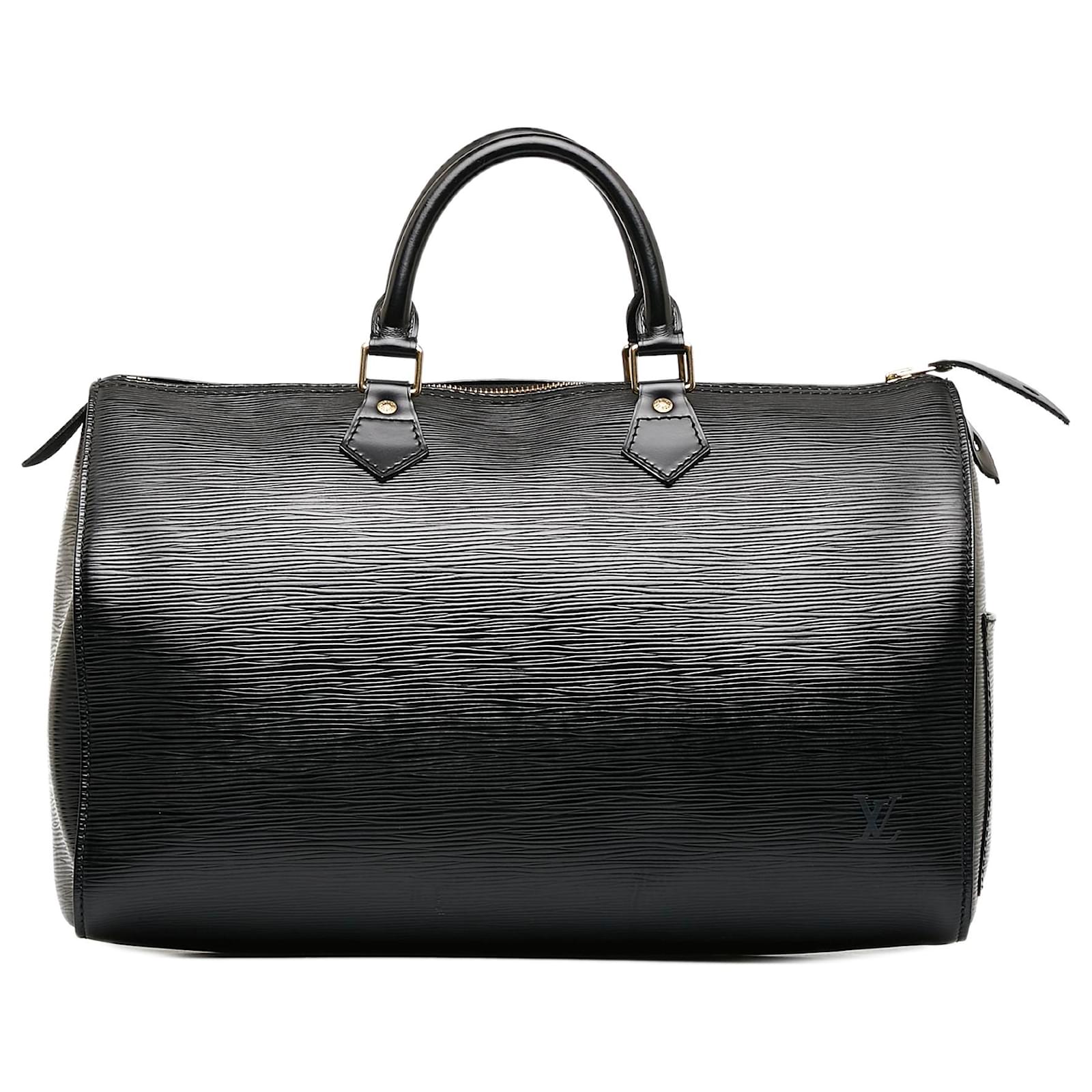 Louis Vuitton Black Epi Speedy 40 Leather ref.1138172 - Joli Closet