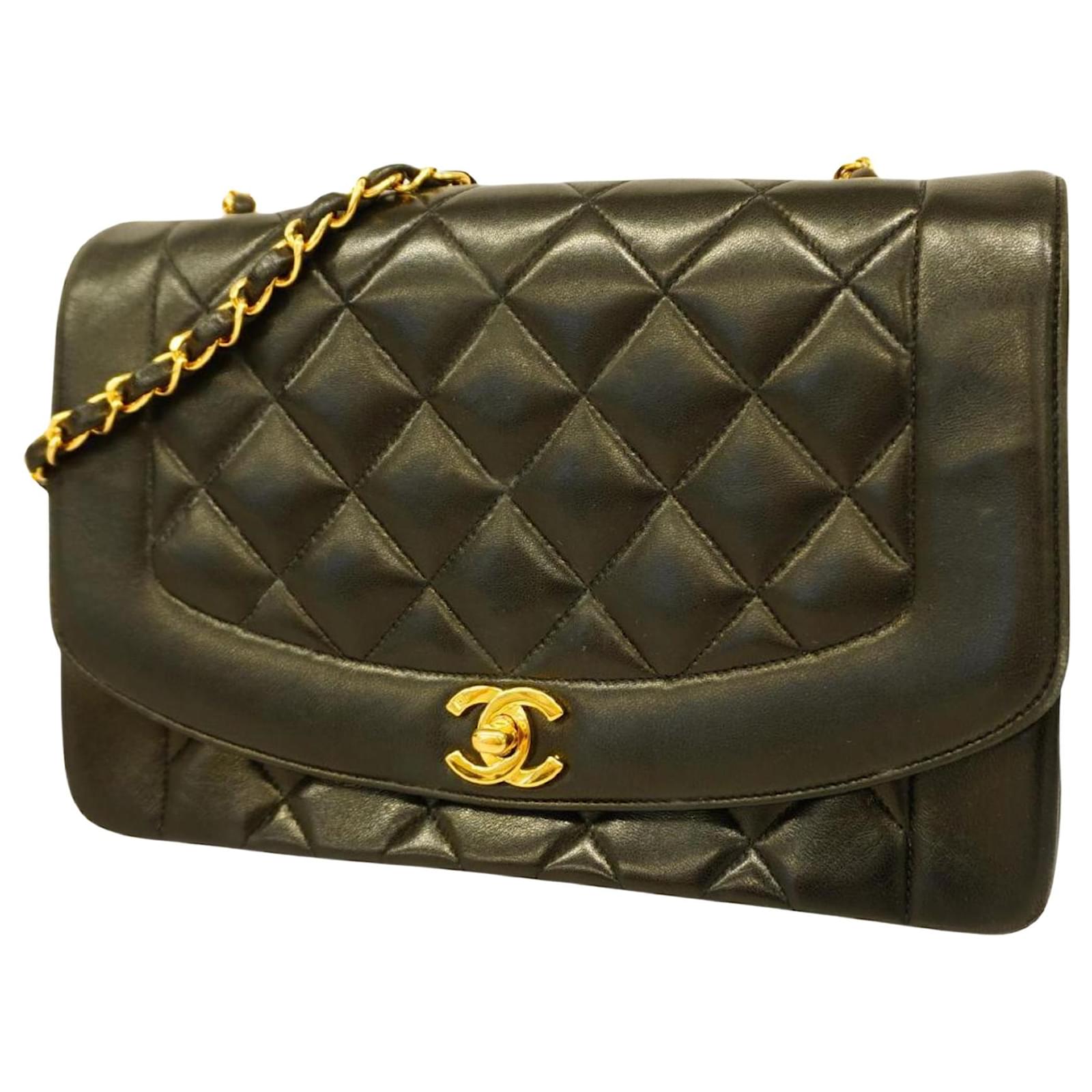 Chanel Diana Cuir Noir ref.1138520 - Joli Closet