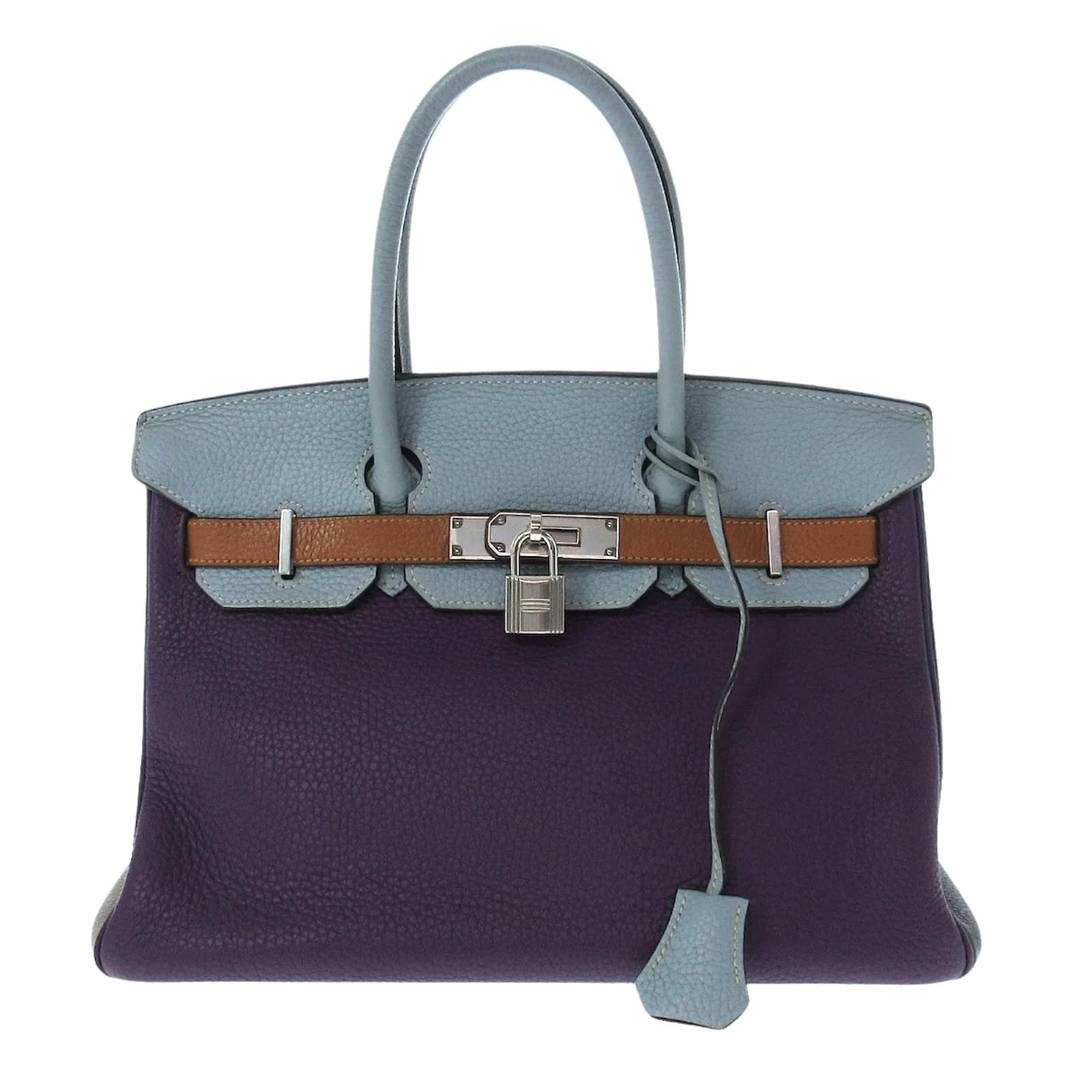 Hermès Birkin 30 Purple Leather ref.1139960 - Joli Closet