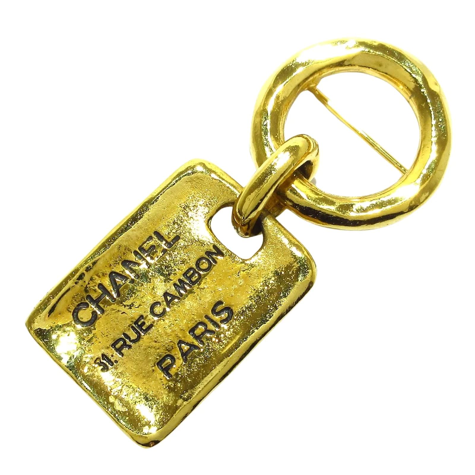 Chanel Cambon Métal Doré ref.1141092 - Joli Closet