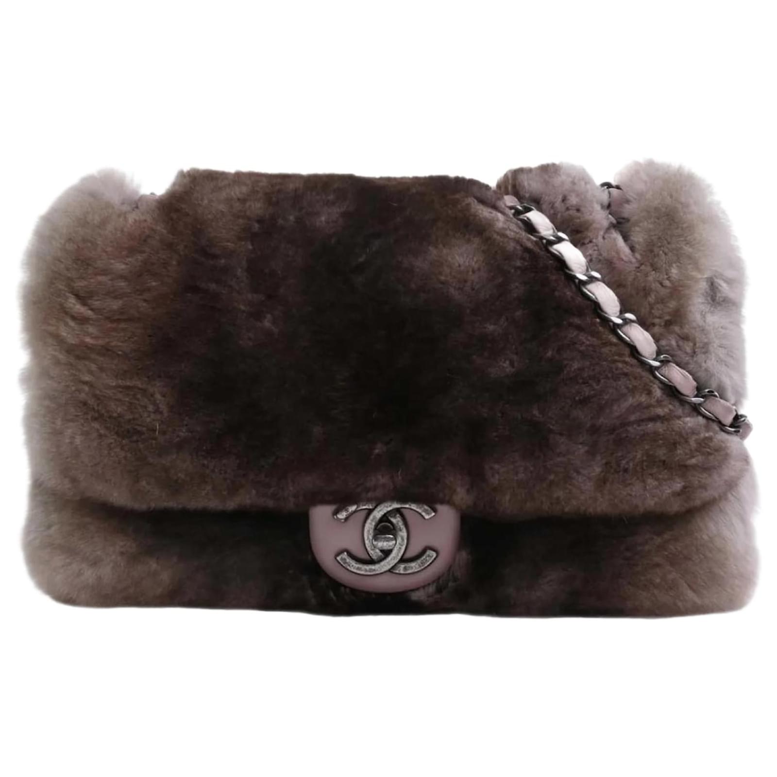 Chanel COCO Mark Brown Fur ref.1143873 - Joli Closet